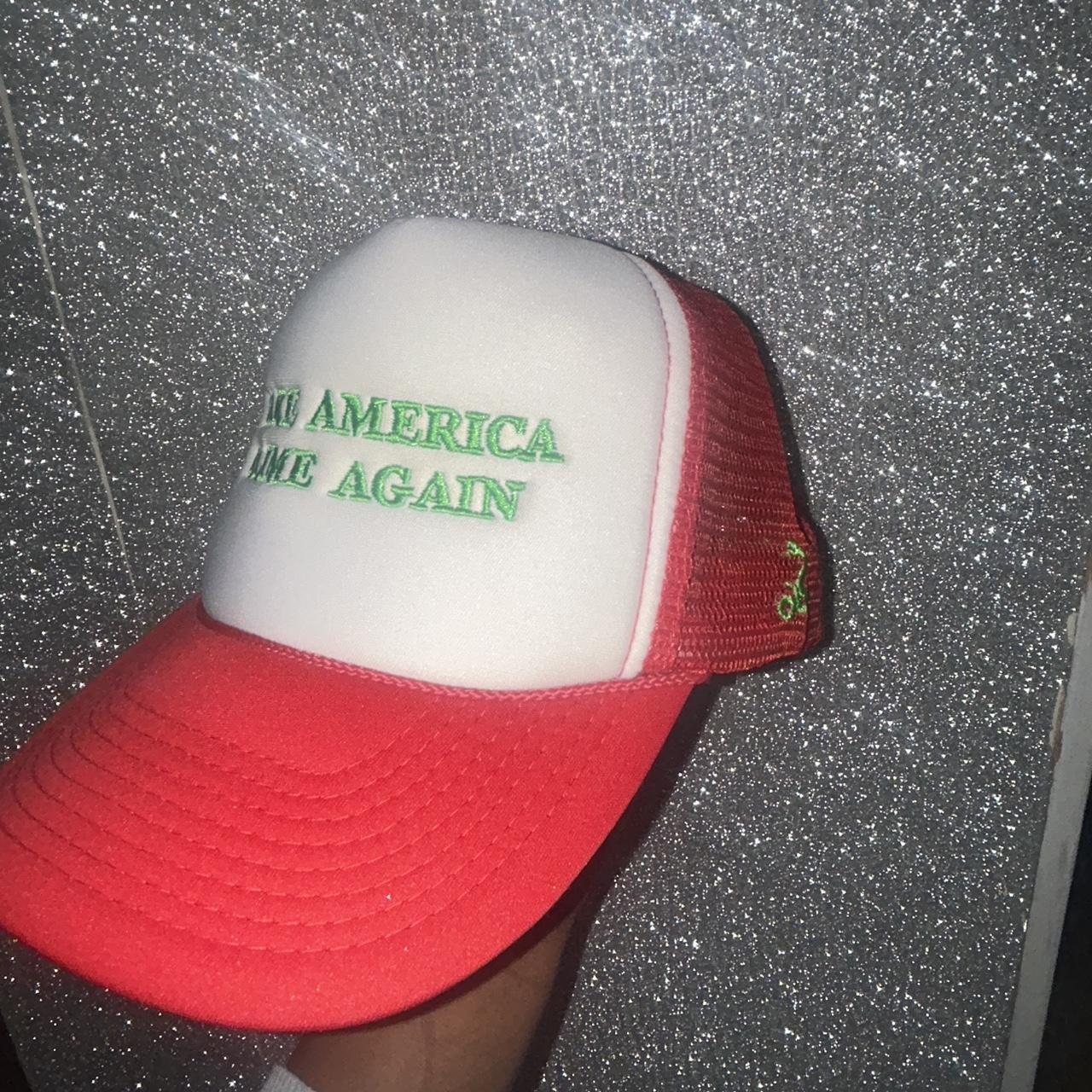 MAKE AMERICAN SLIME AGAIN Red and white slime... | Depop