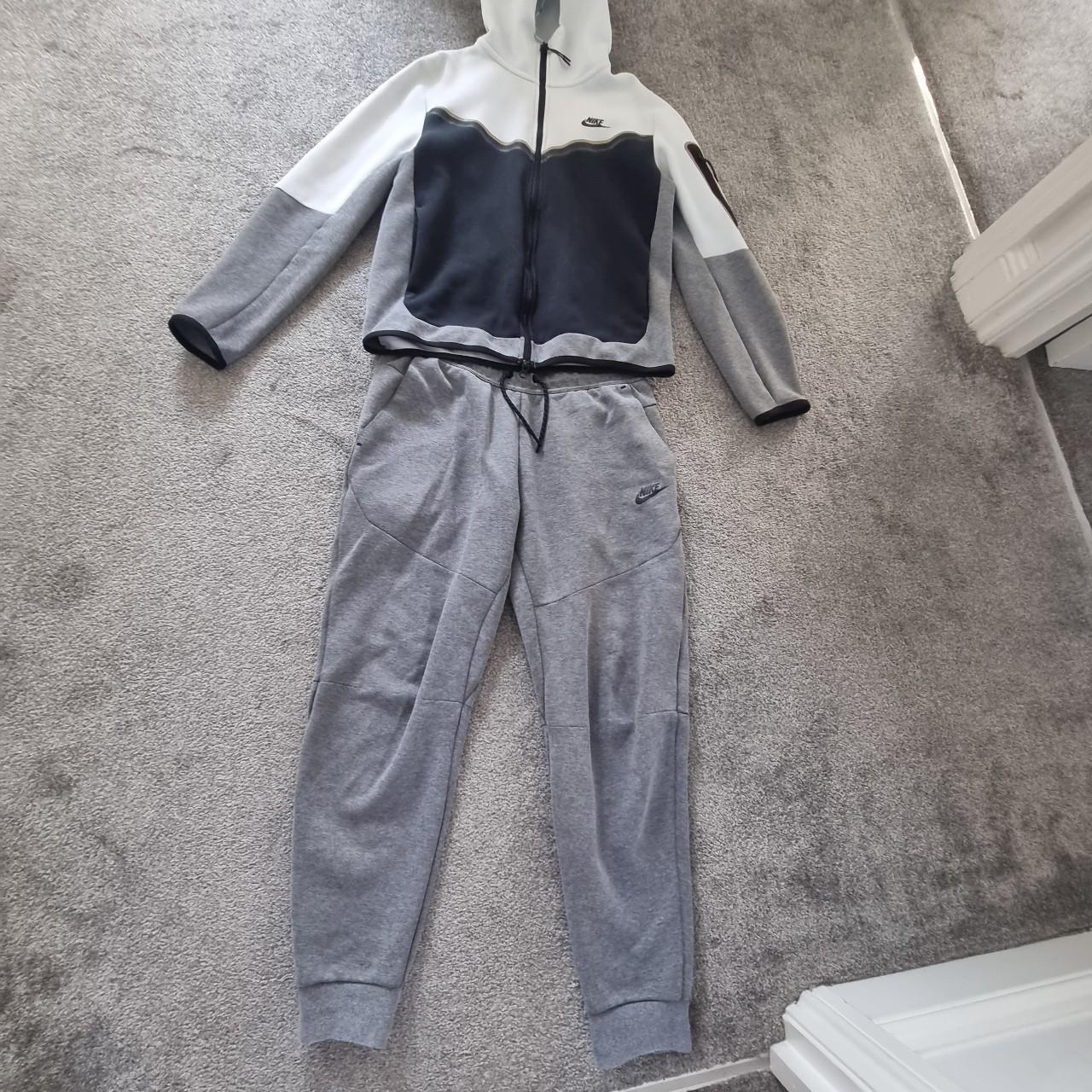 Nike Men's Grey and White Jumpsuit | Depop