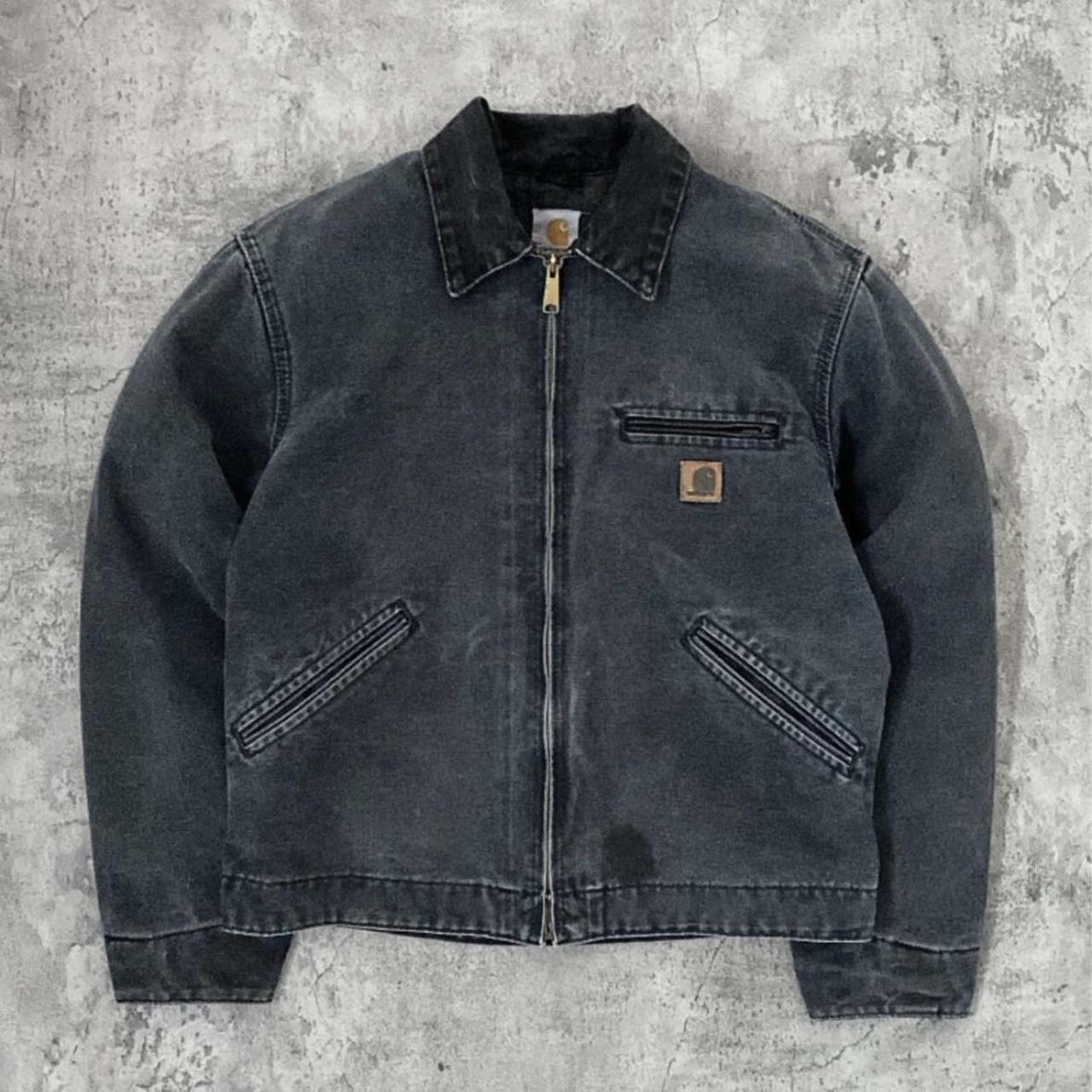 Black Carhartt Detroit jacket 2006's Vintage... - Depop