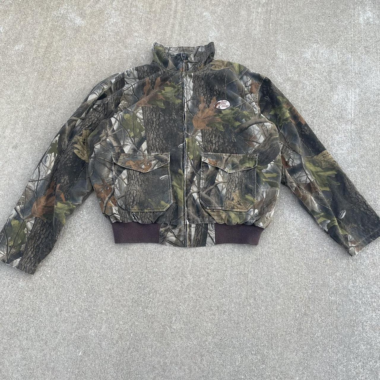 Cropped camo jacket Camo jacket with an... - Depop