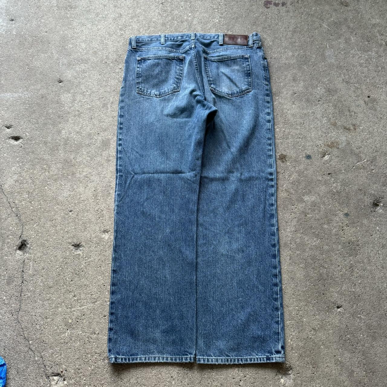 Y2K baggy Eddie Bauer jeans Waist 36 Inseam 32 Leg... - Depop