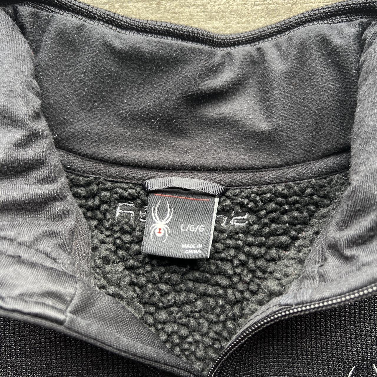 Vintage Spyder Zip Up Fleece Size: Large Extra... - Depop