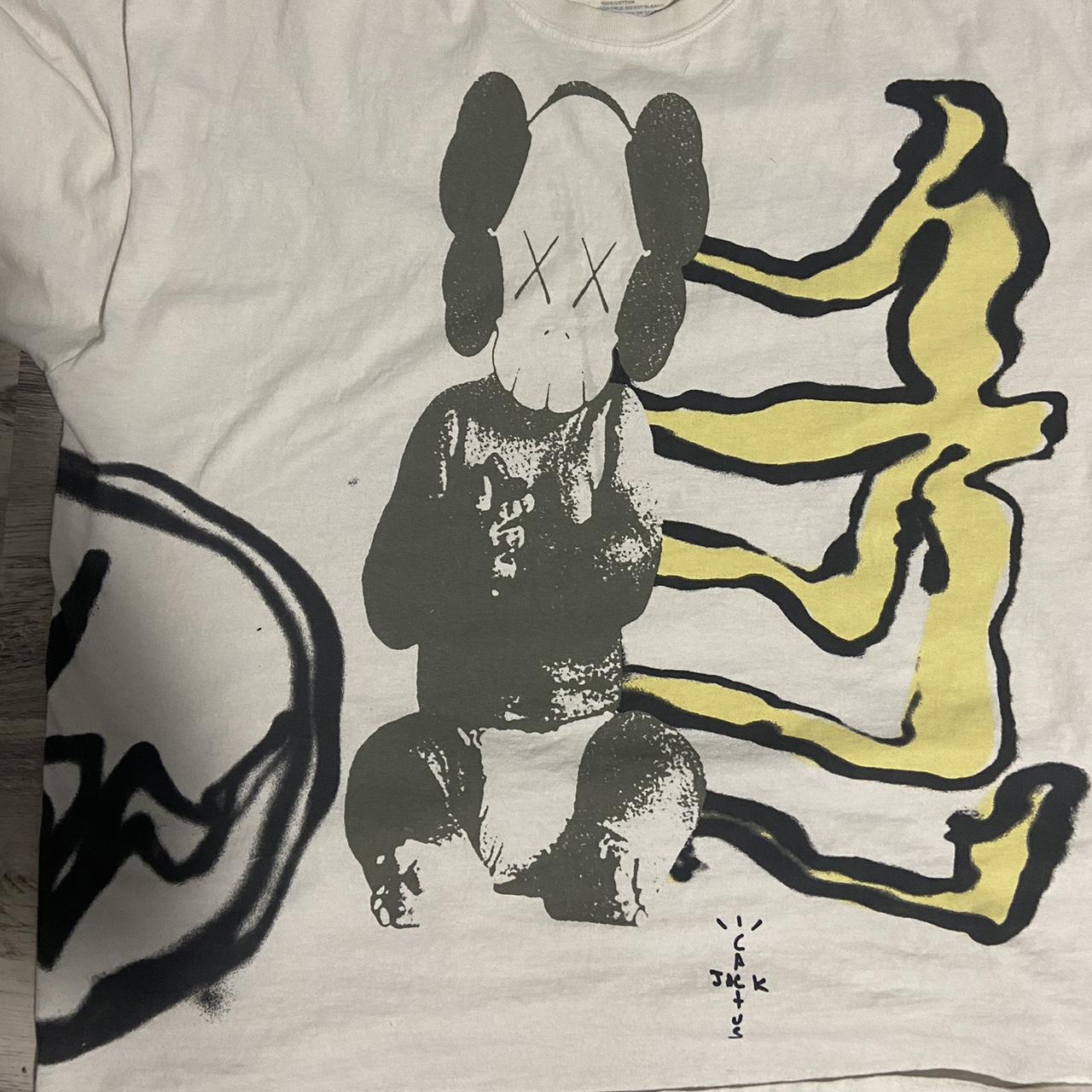 Travis Scott Cactus Plant x Kaws Fragment Tee - Depop