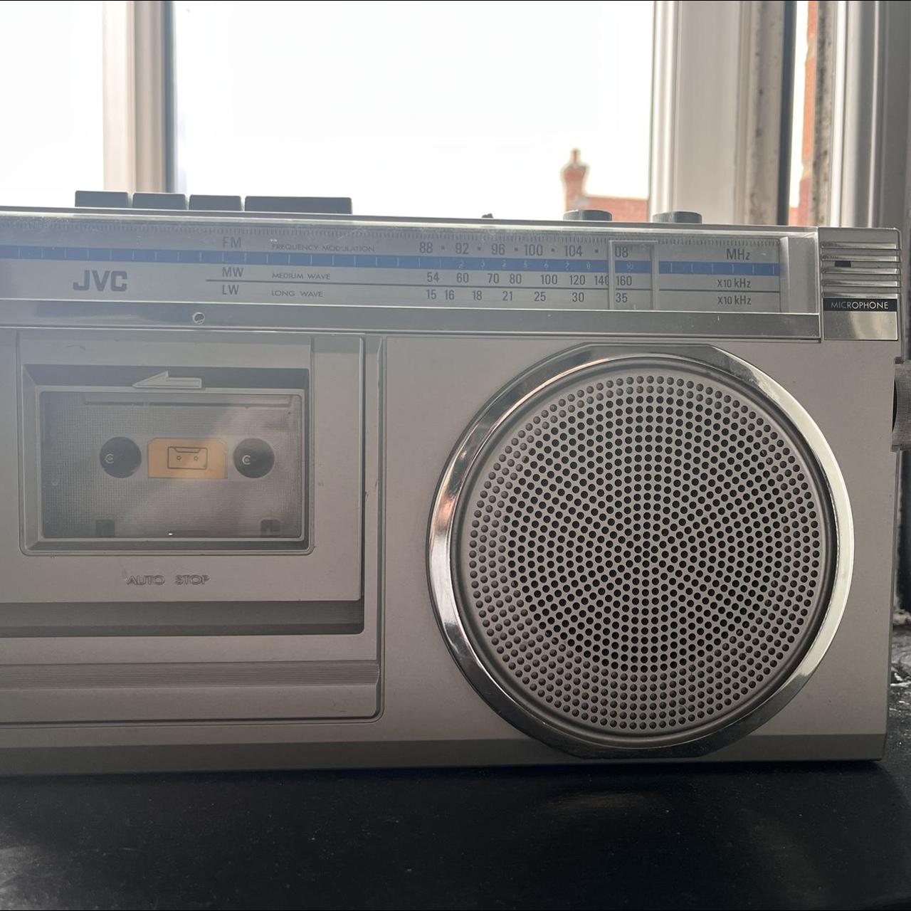 1980s Vintage JVC RC-250LB Radio Cassette Recorder ... - Depop