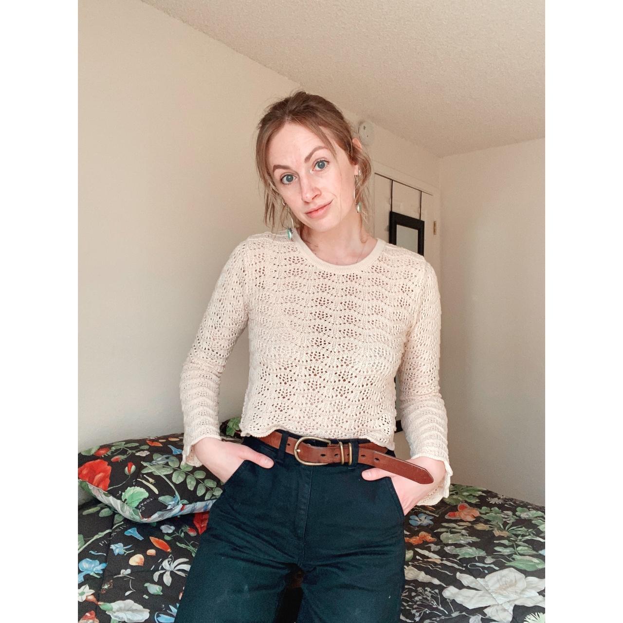 Spell & The Gypsy 100% organic cotton crotchet top.... - Depop