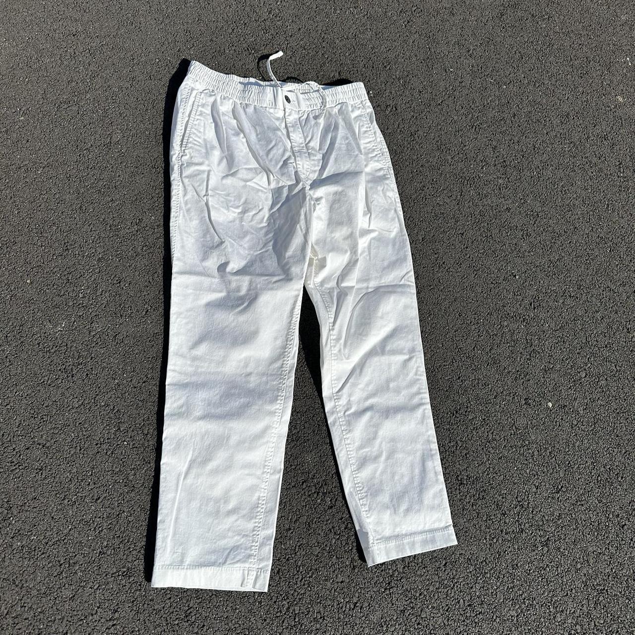 Vintage white parachute pants - Depop