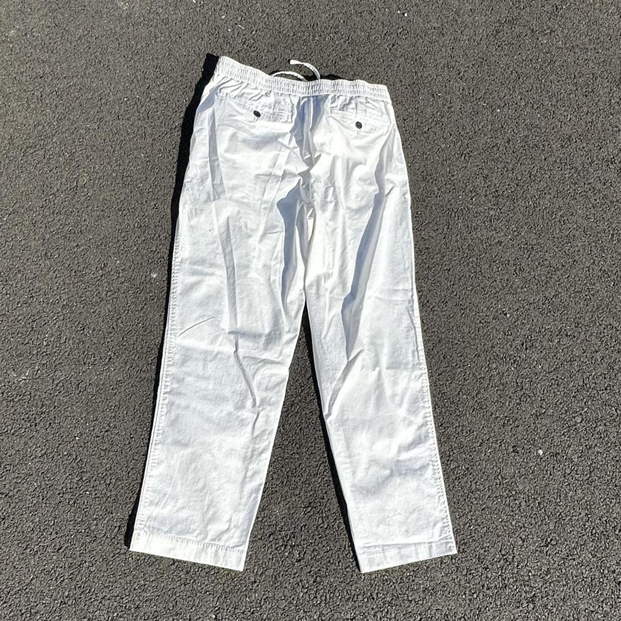 Vintage white parachute pants - Depop