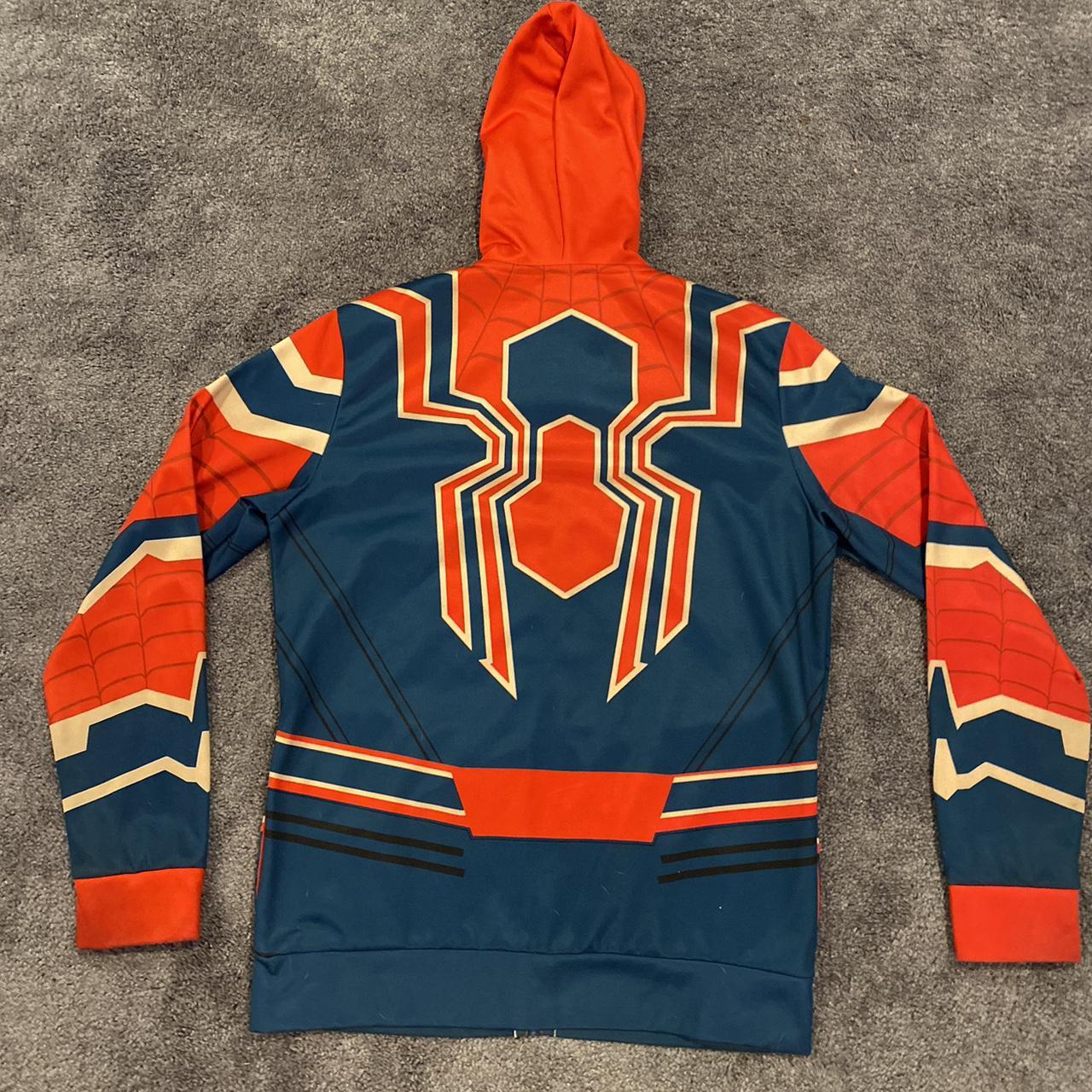 Marvel Men's Red and Blue Jacket | Depop