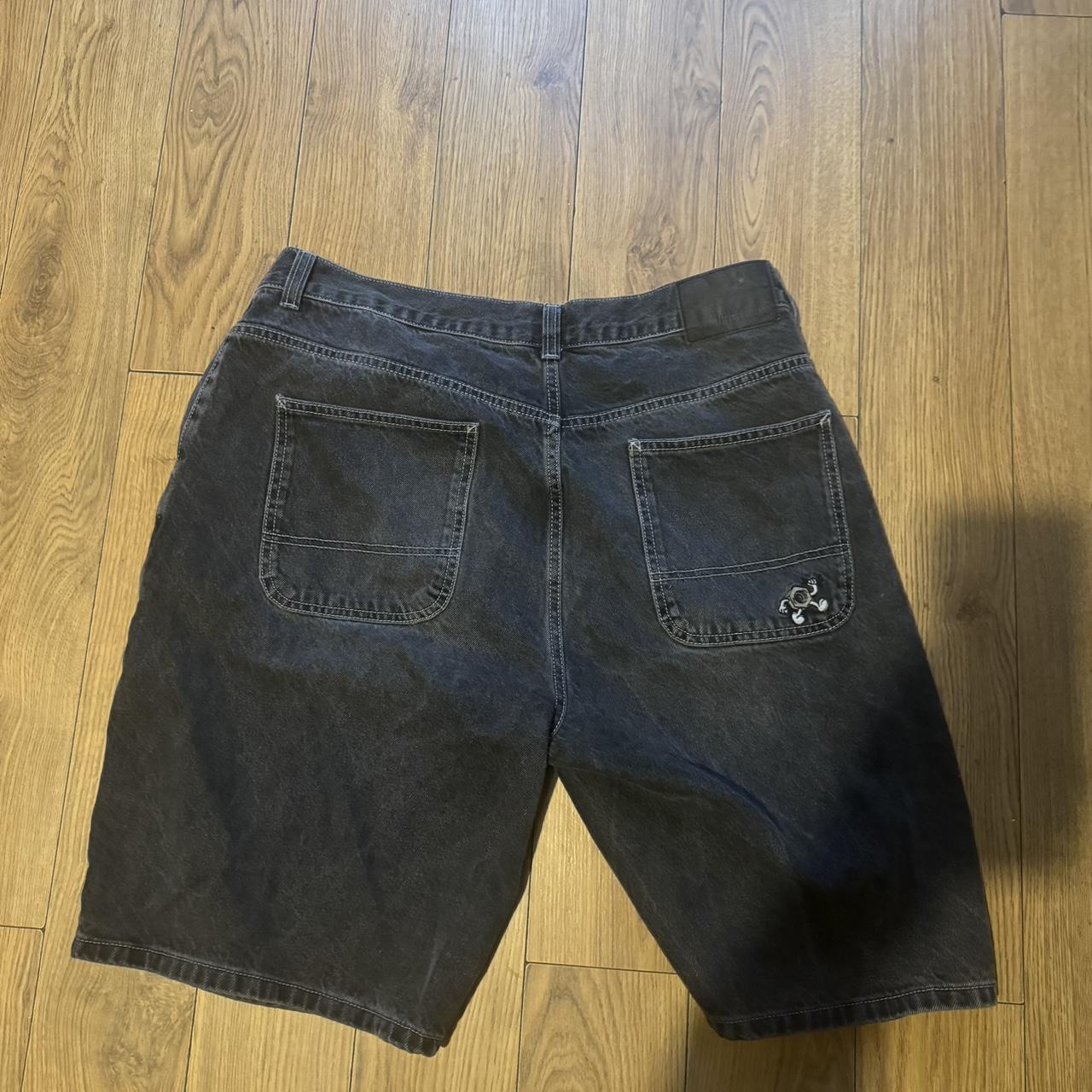 route one jorts black, sick piece, excellent... - Depop