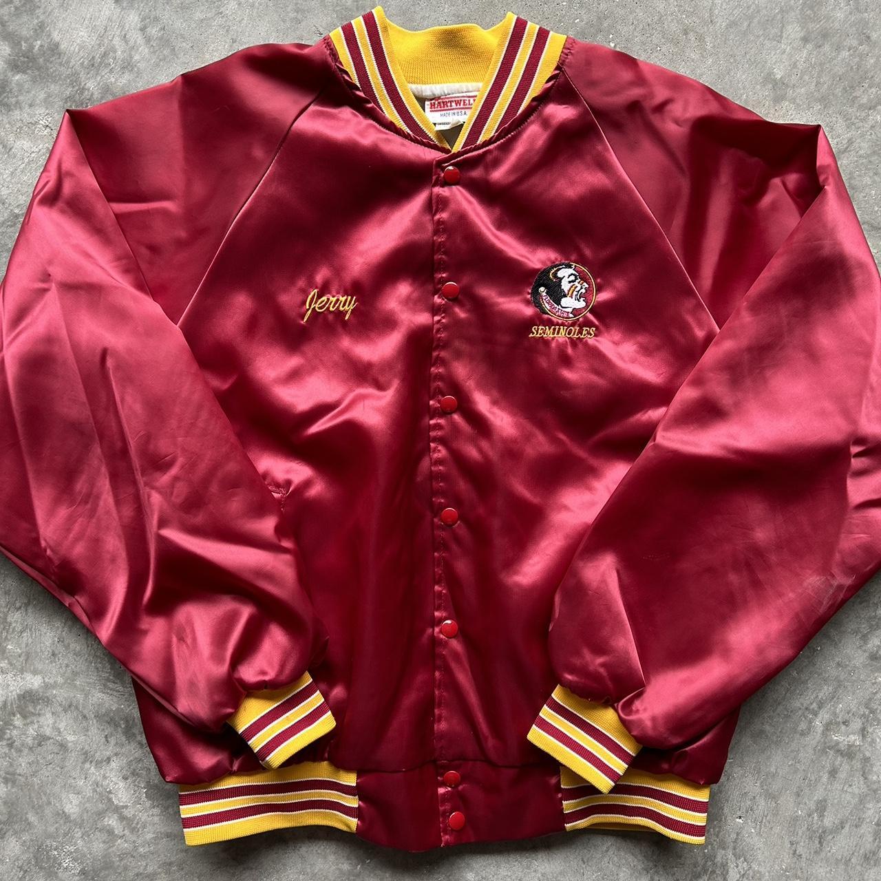 Insane vintage FSU Seminoles bomber jacket... - Depop