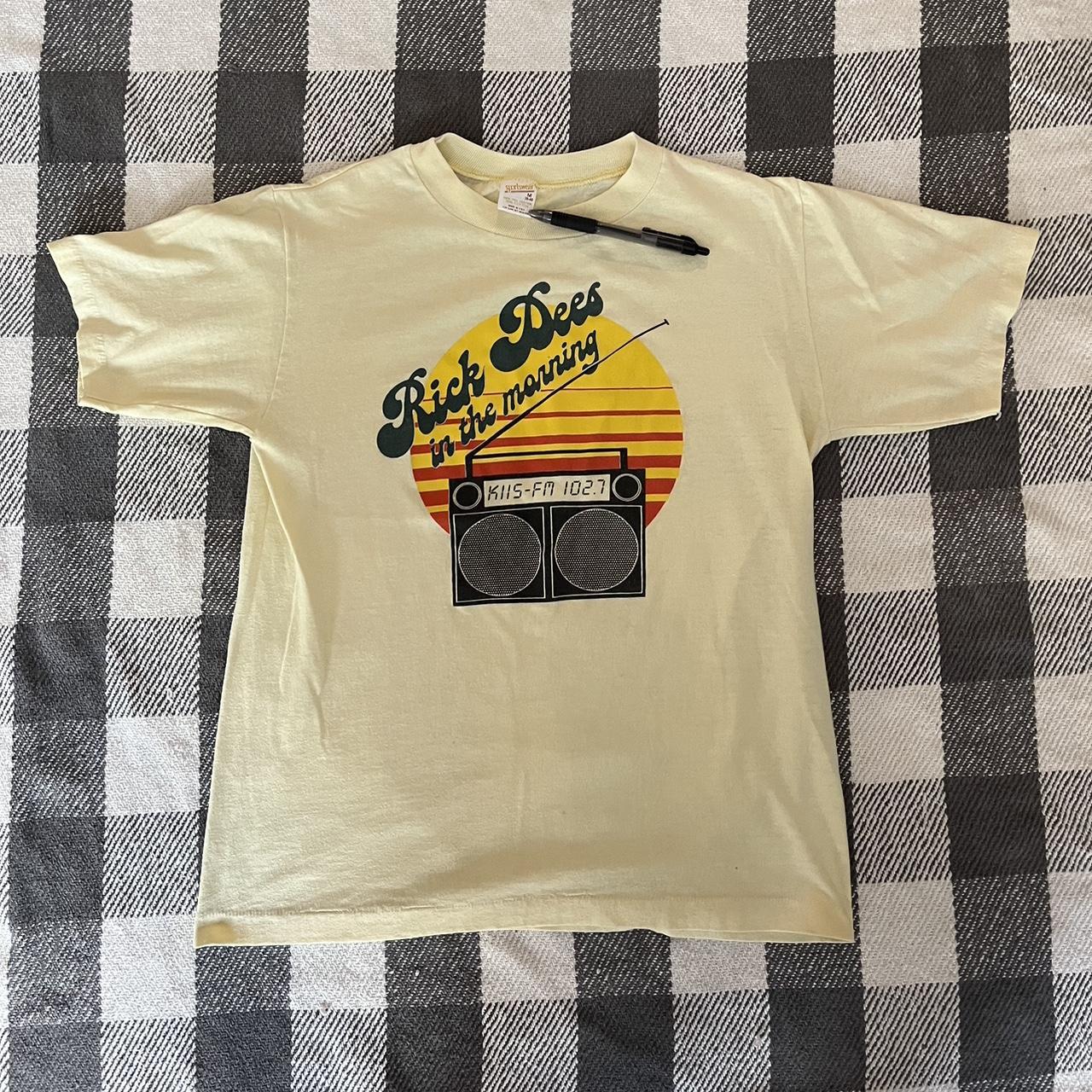 Vintage 80s Rick Dees In the morning radio show tee... - Depop