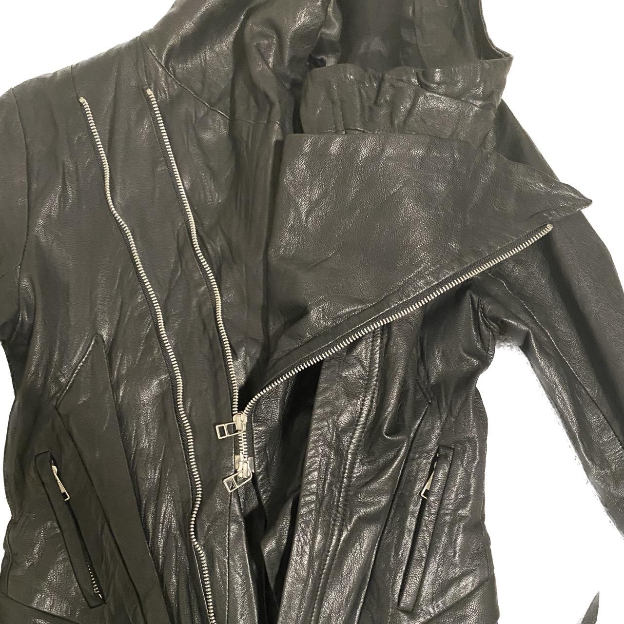 ekam leather jacket shoulders - 15 pit 2 pit -... - Depop