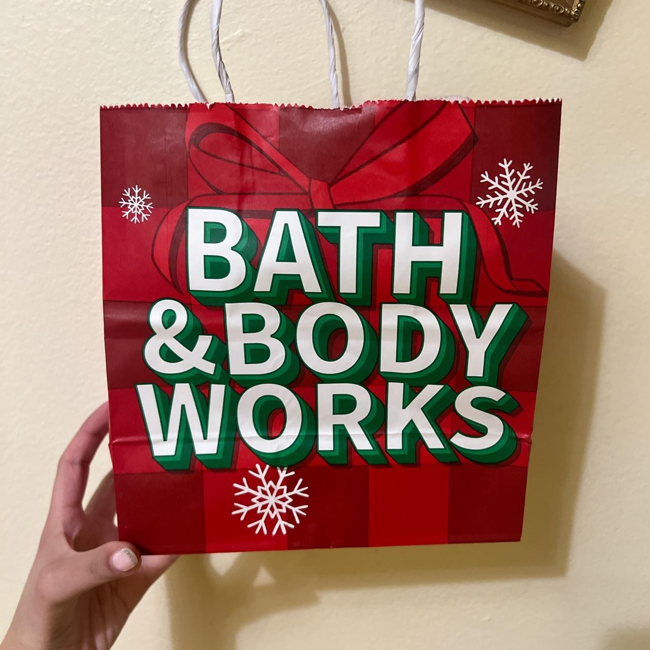 Super cute xmas bath and body works bag. Amazing for... - Depop