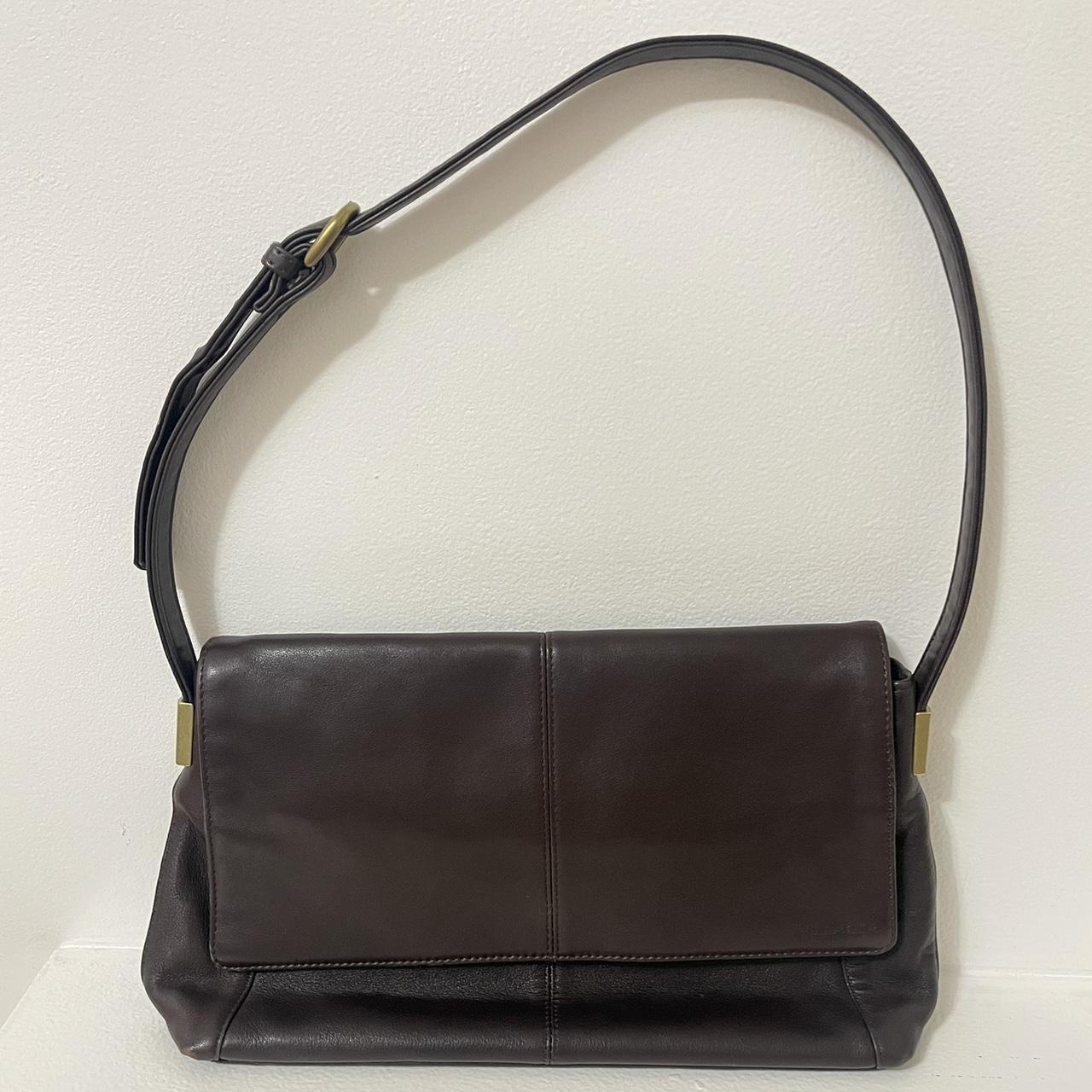 Liz Claiborne Villager Shoulder Bag Material: Real... - Depop