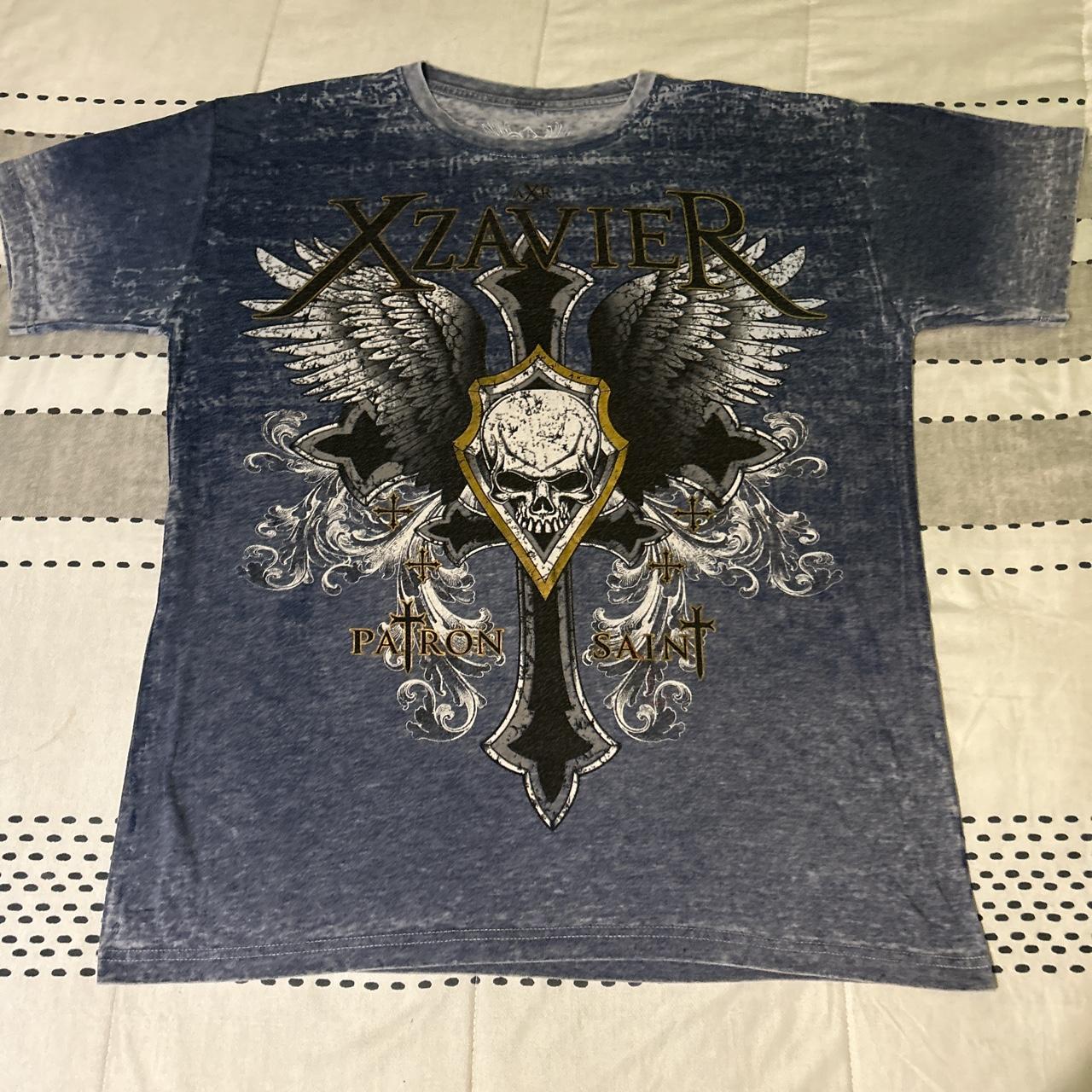 affliction mma elite style shirt fire asf 10/10... - Depop