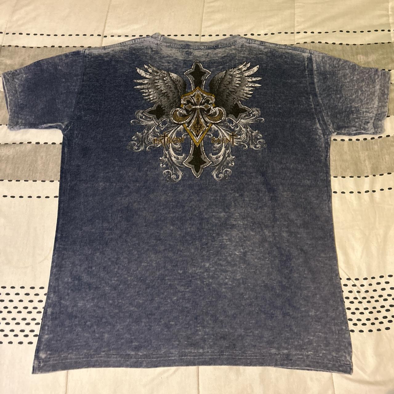affliction mma elite style shirt fire asf 10/10... - Depop