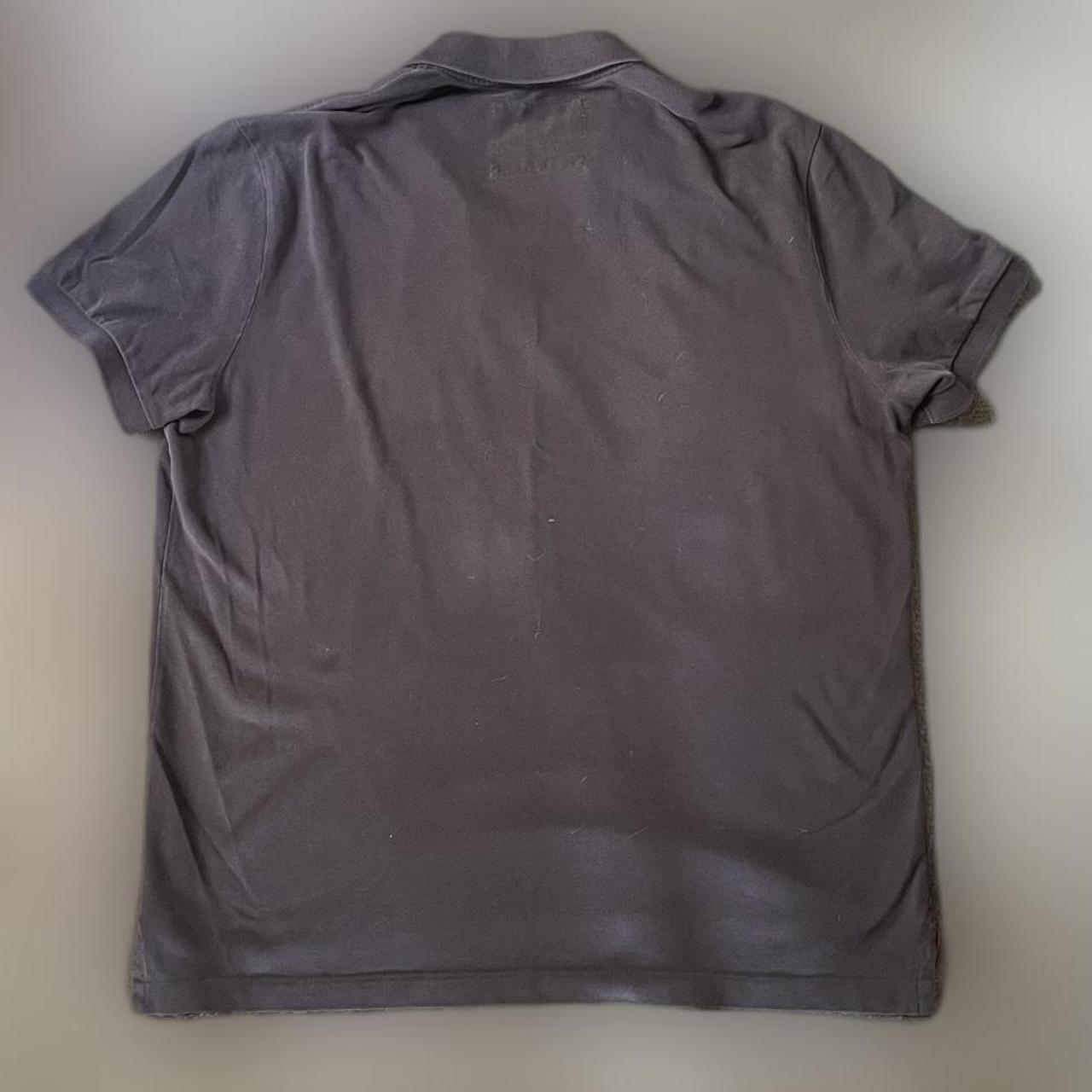 Vintage Express men’s brown and red polo... - Depop