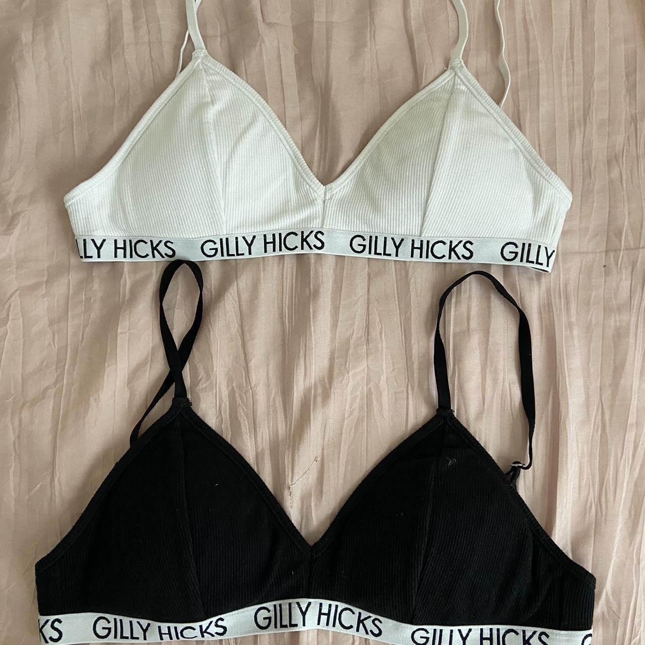 2 hollister - gilly hicks women bralette -size... - Depop