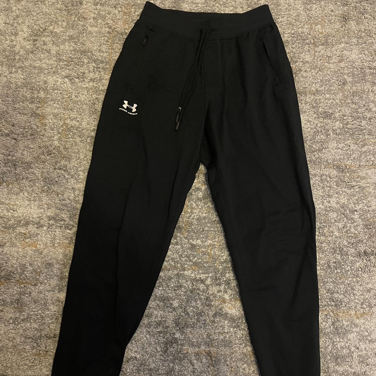 Under Armour Men's Black Trousers | Depop