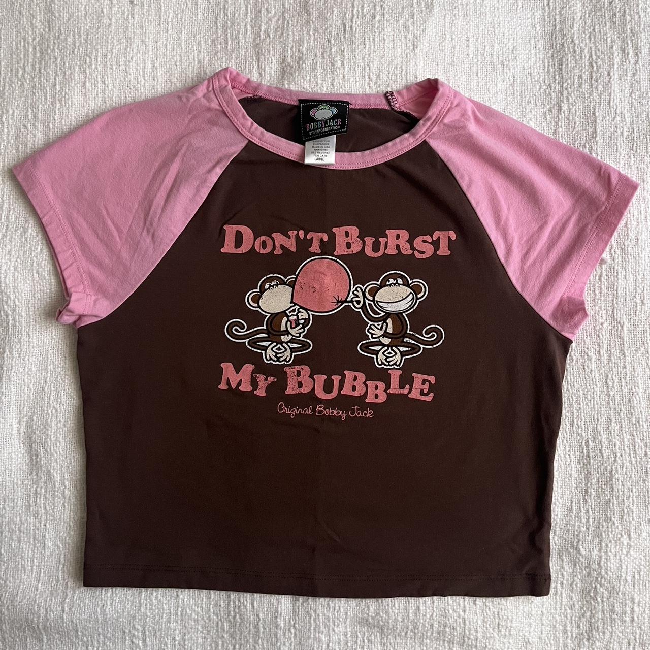 Bobby Jack tee 🐵🩷 -size: large -made is usa -no... - Depop