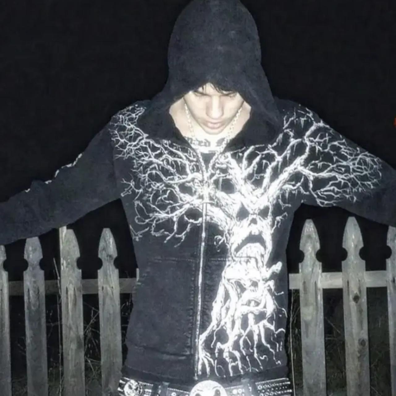 Sealed Haunted Mound x Affliction Harold Zip Up... | Depop