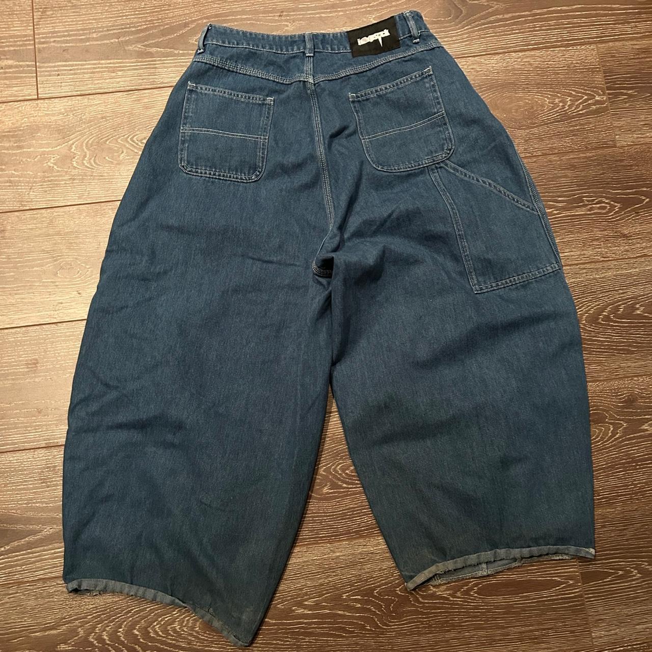 insanely baggy jumpsack jeans size medium best... | Depop