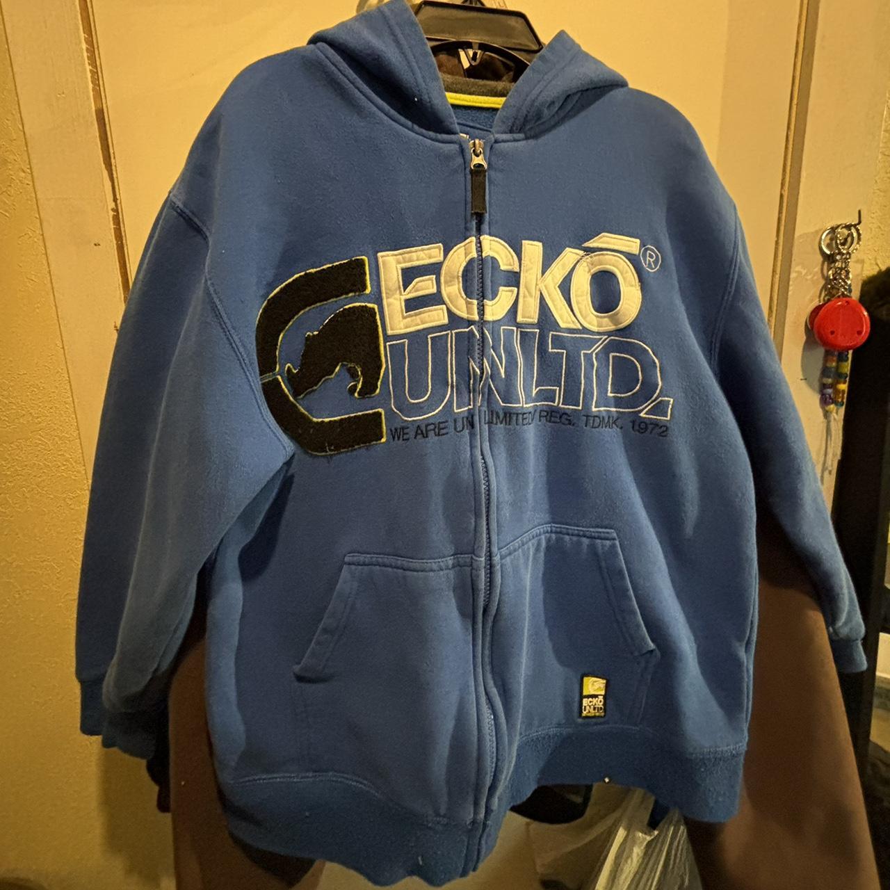 Kids Ecko Unltd hoodie Size: L but fits a adult... - Depop