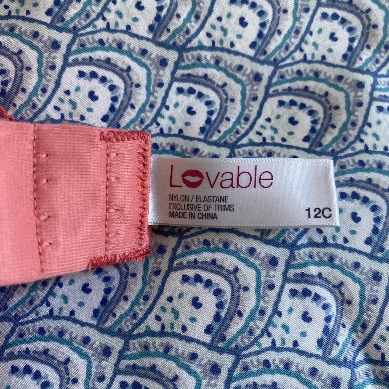 Lovable coral lace t-shirt bra 12C - Depop