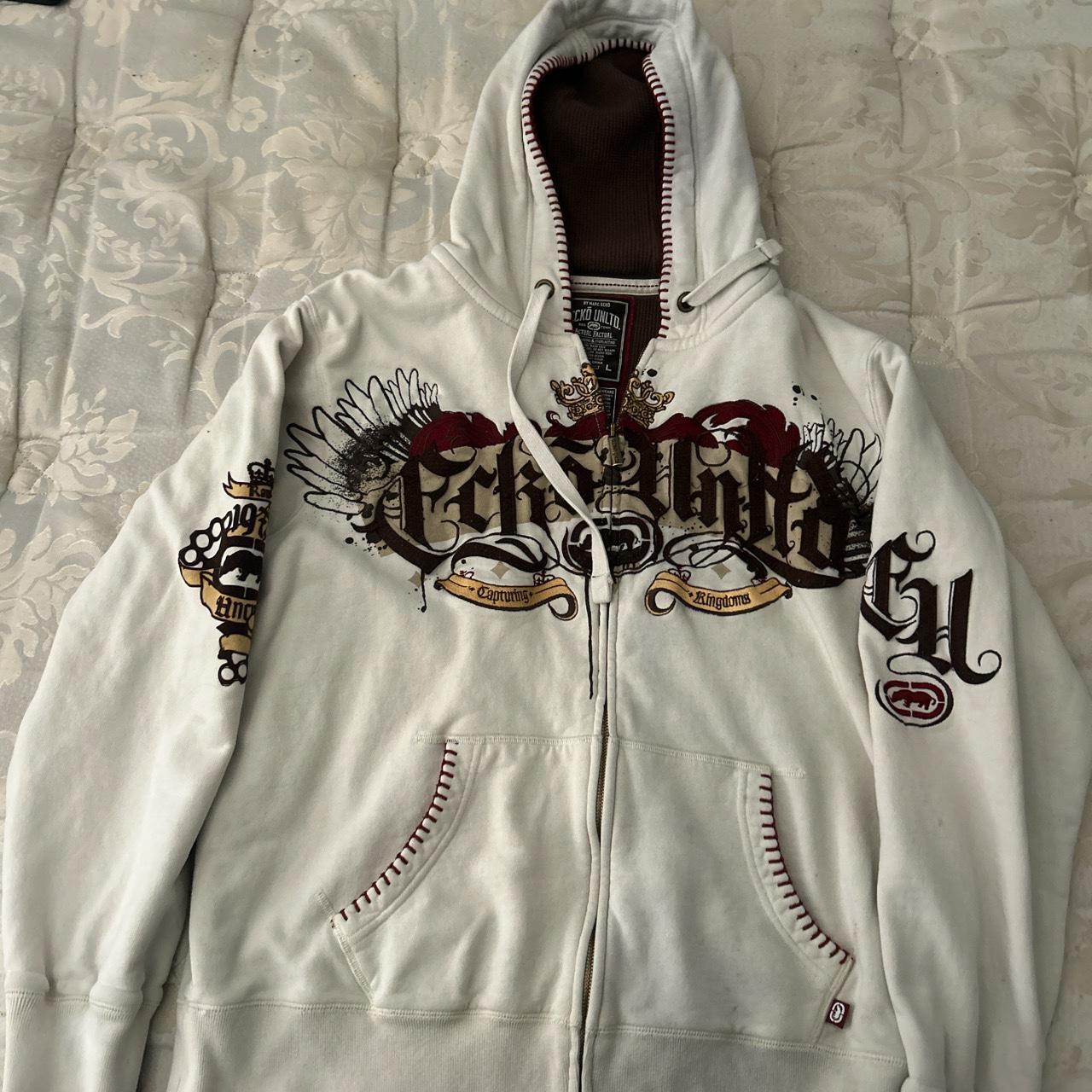 LARGE ECKO UNLTD JACKET - Depop