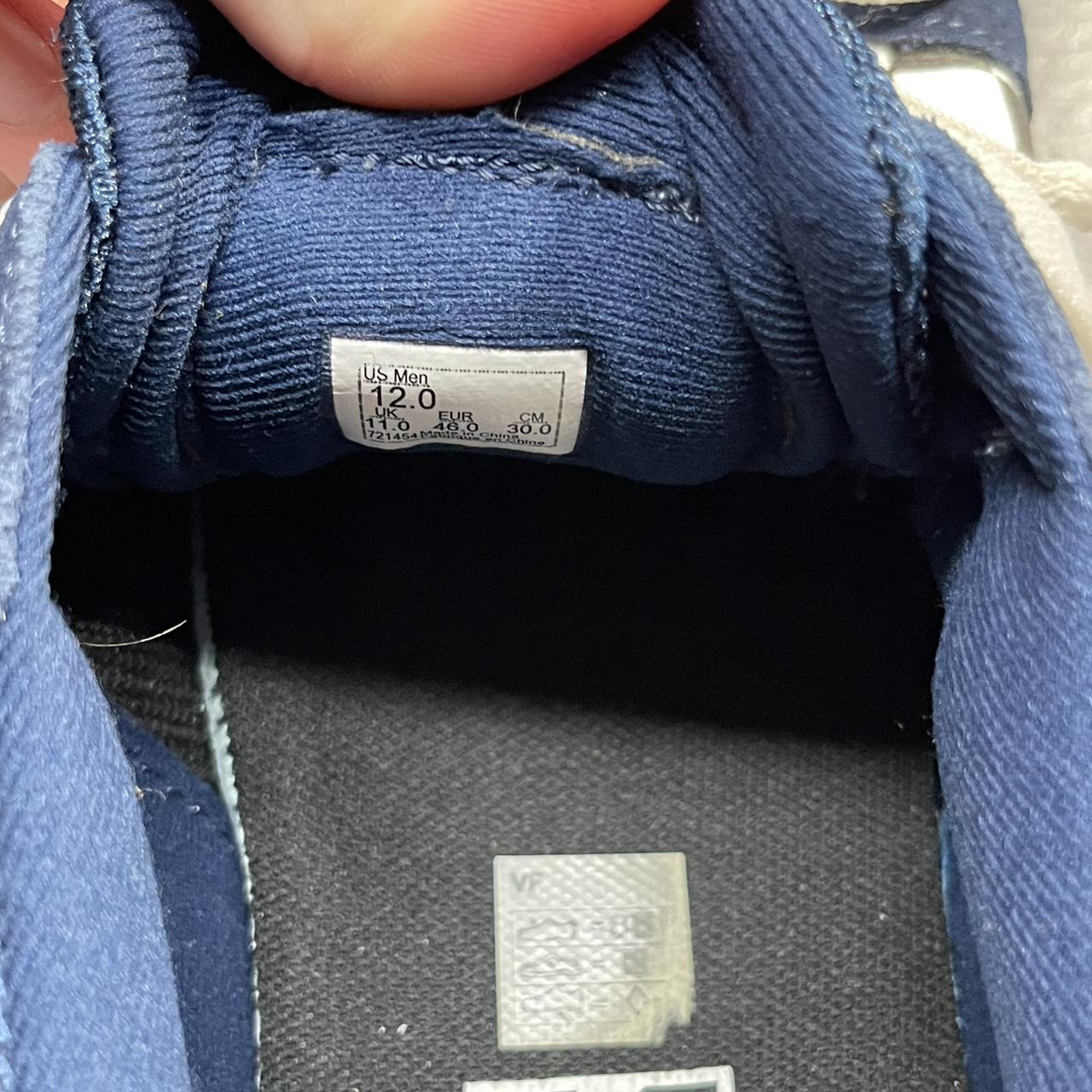 Vans Fillmore navy checkered Size: 12 Condition:... - Depop