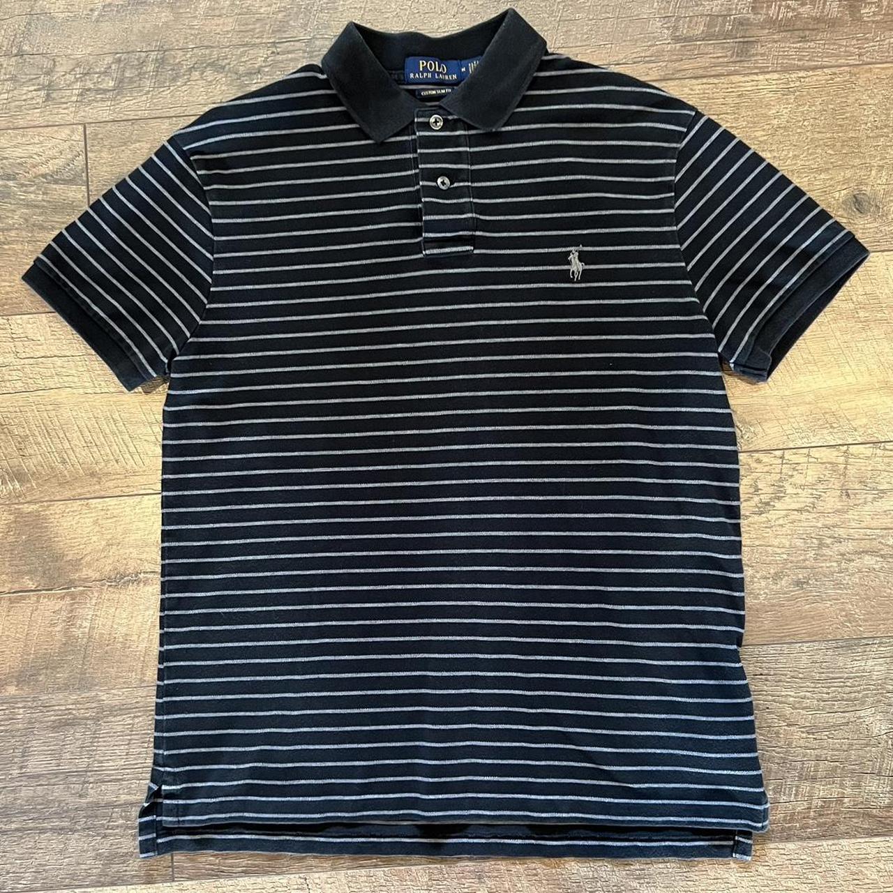 Polo Ralph Lauren Men's Black and Grey Polo-shirts | Depop
