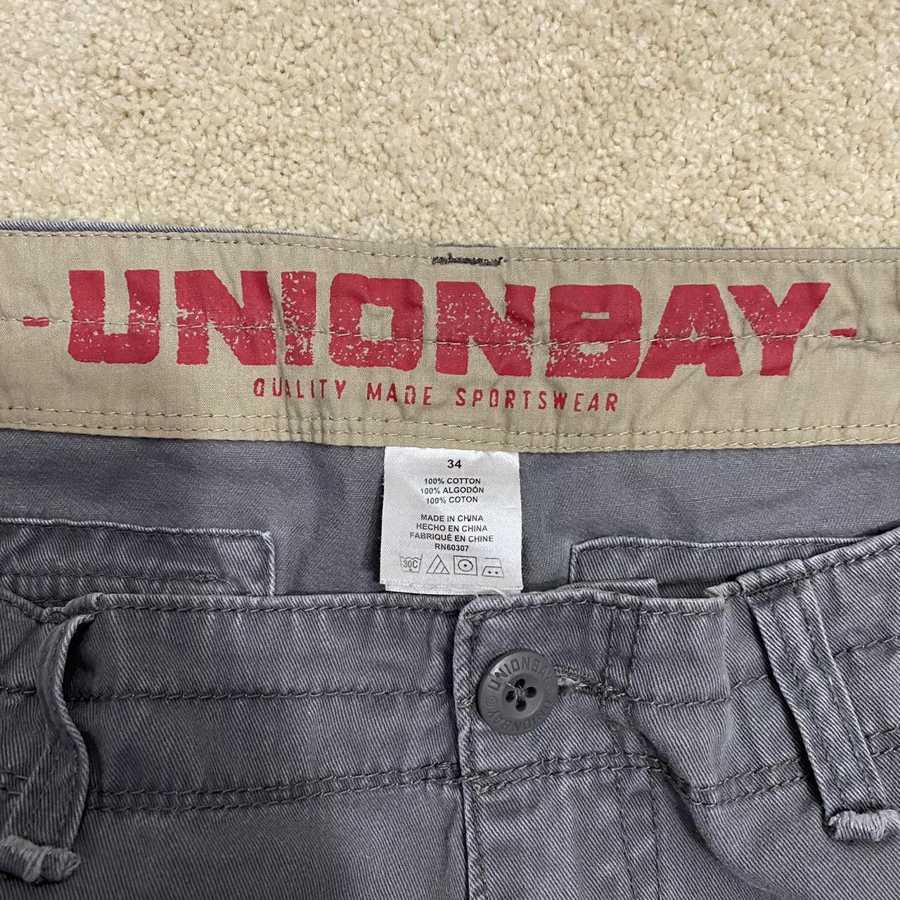 Super baggy y2k vintage union bay cargo twill shorts... - Depop