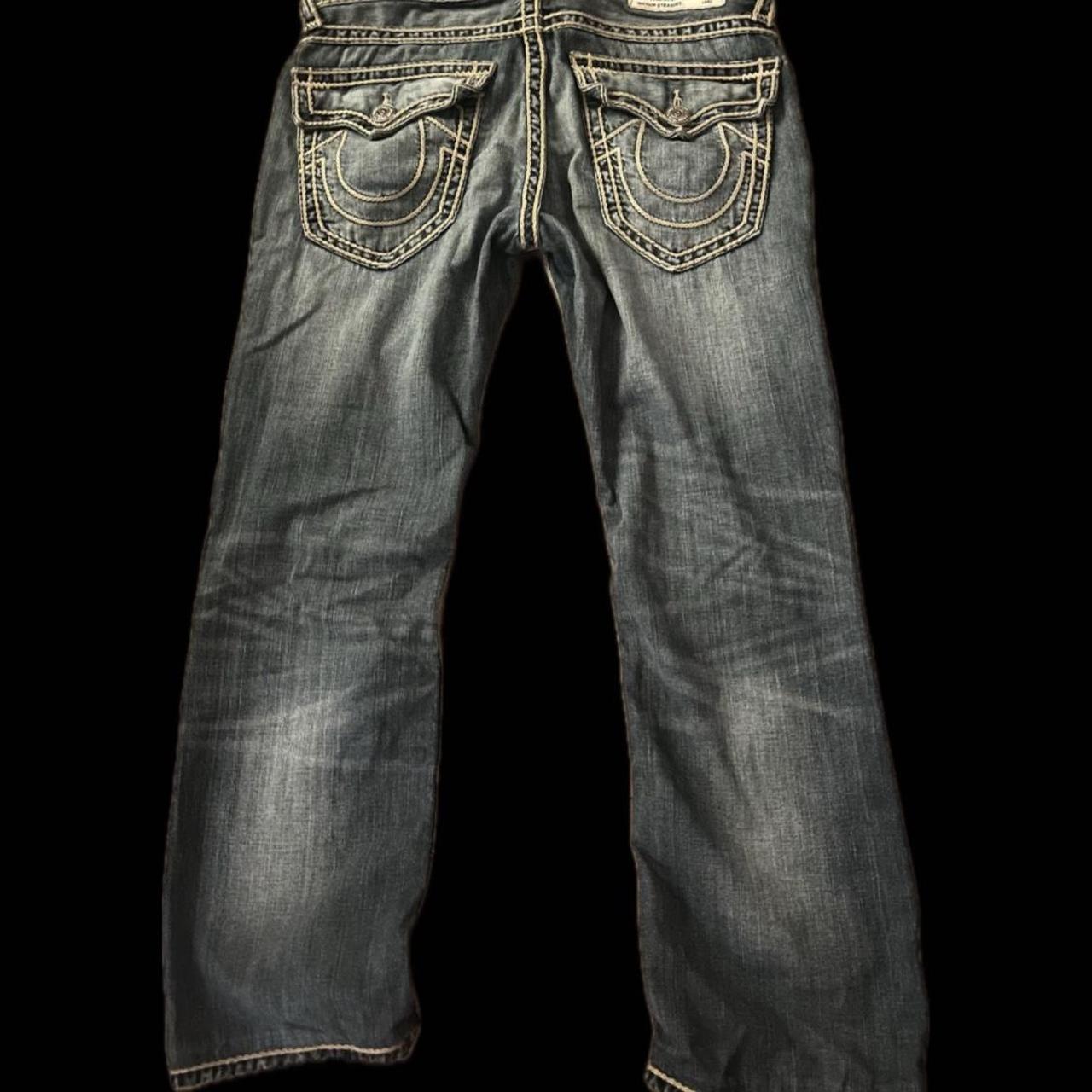 🕊️TRUE RELIGION RICKY CREAM ROPE STITCH 🕊️ MINT... - Depop