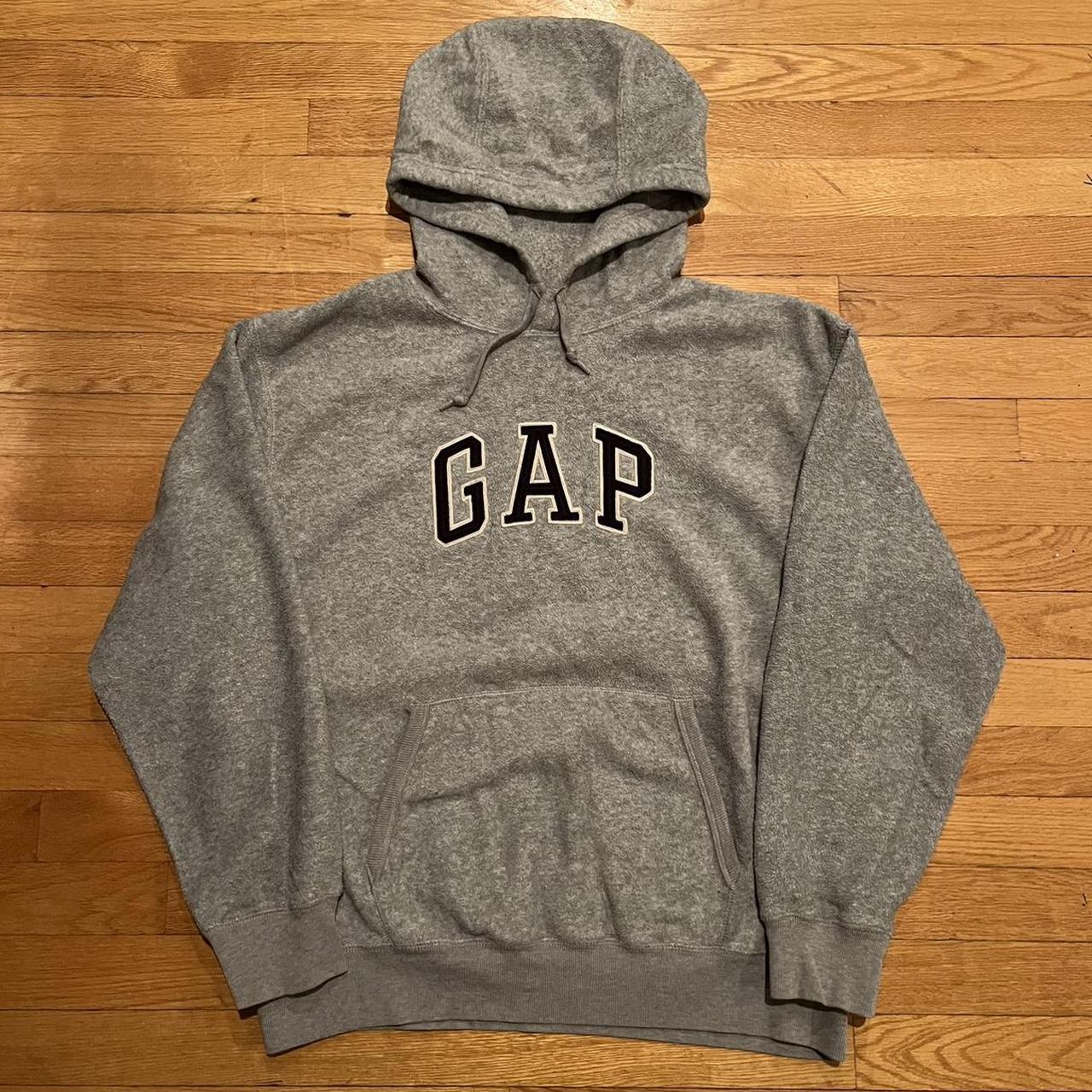 Grey Gap hoodie. This is a size small gap hoodie... - Depop