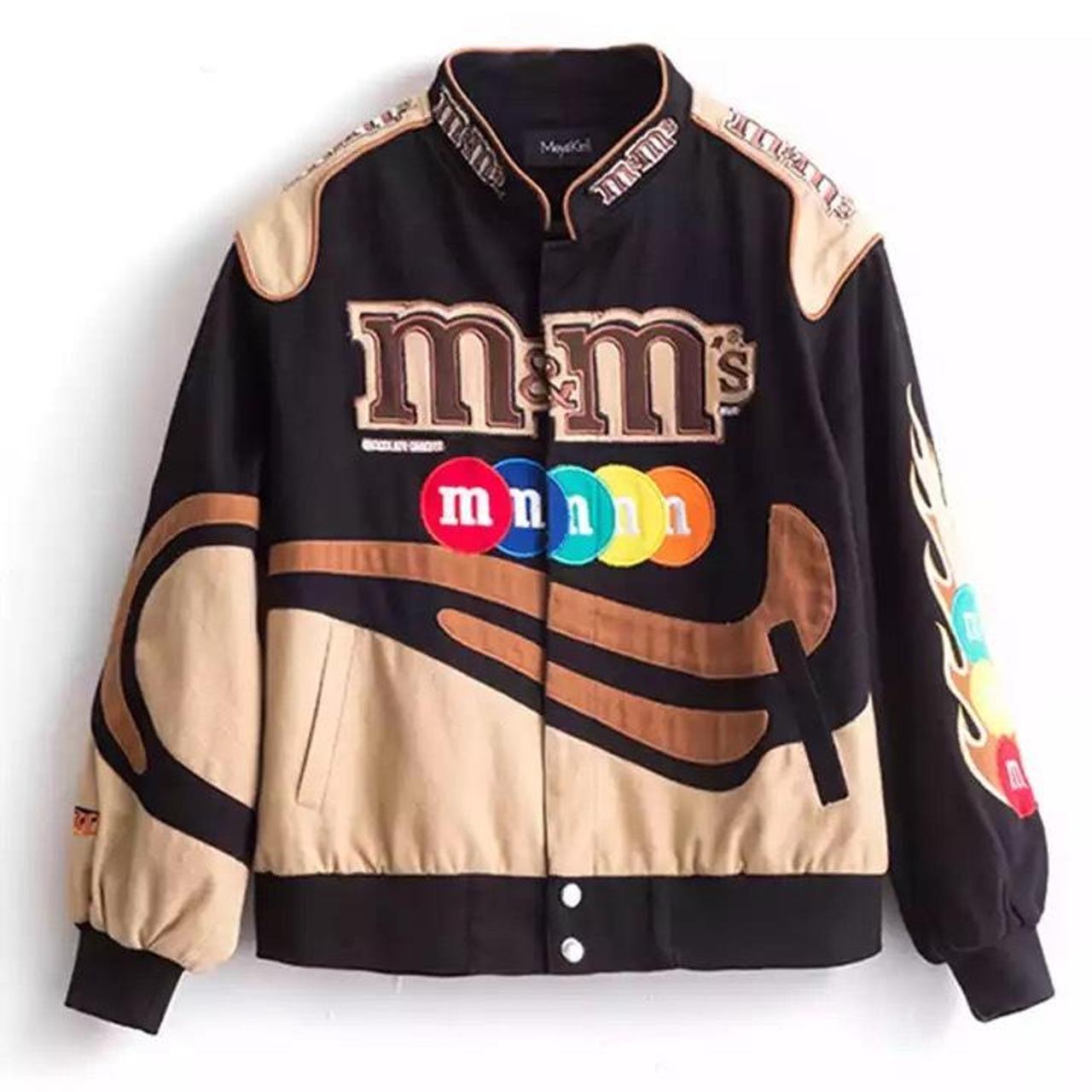 M&M Graphic Bomber Jacket 🗡WAR Room⛓ “Drip up for... - Depop
