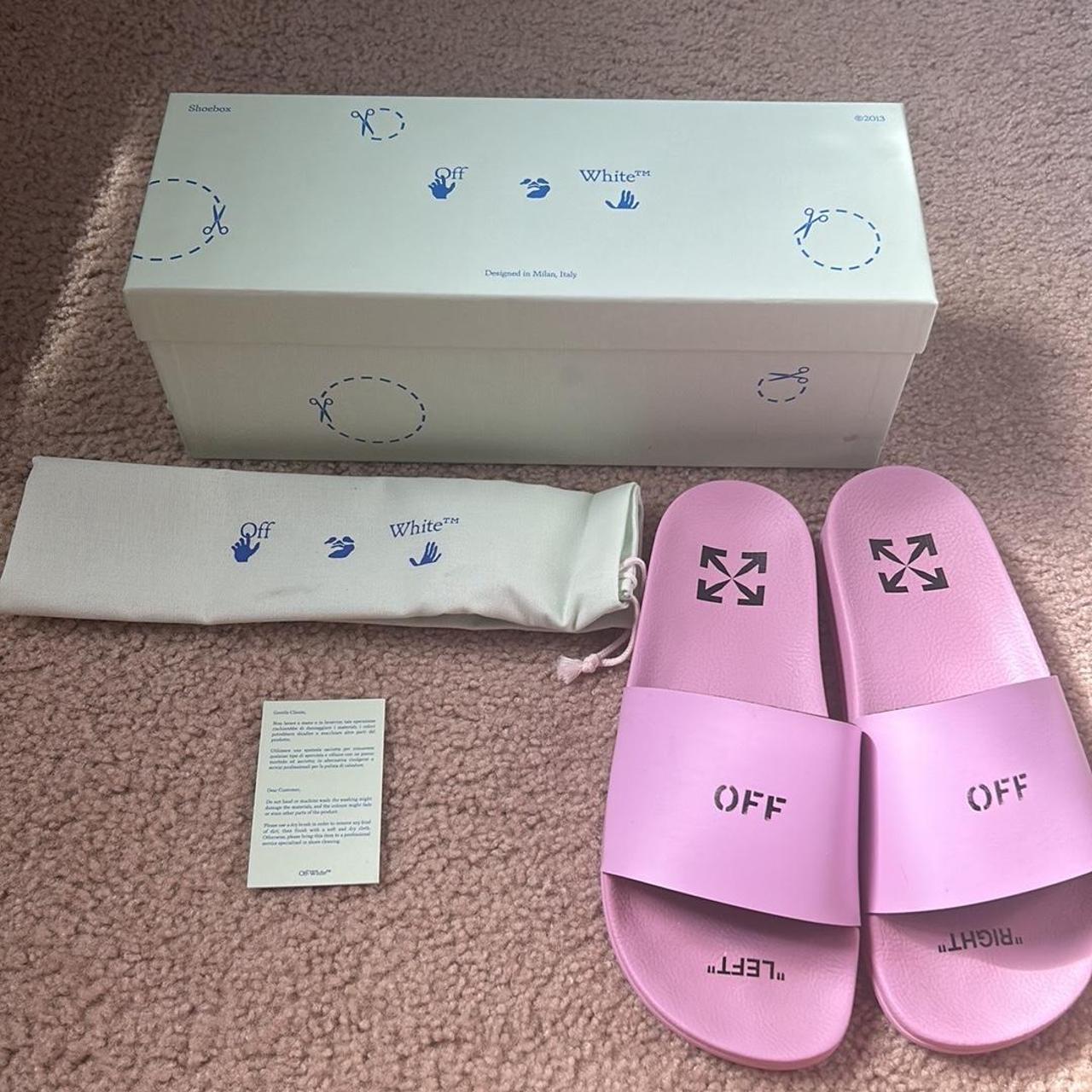 Off-White Women's Slides | Depop