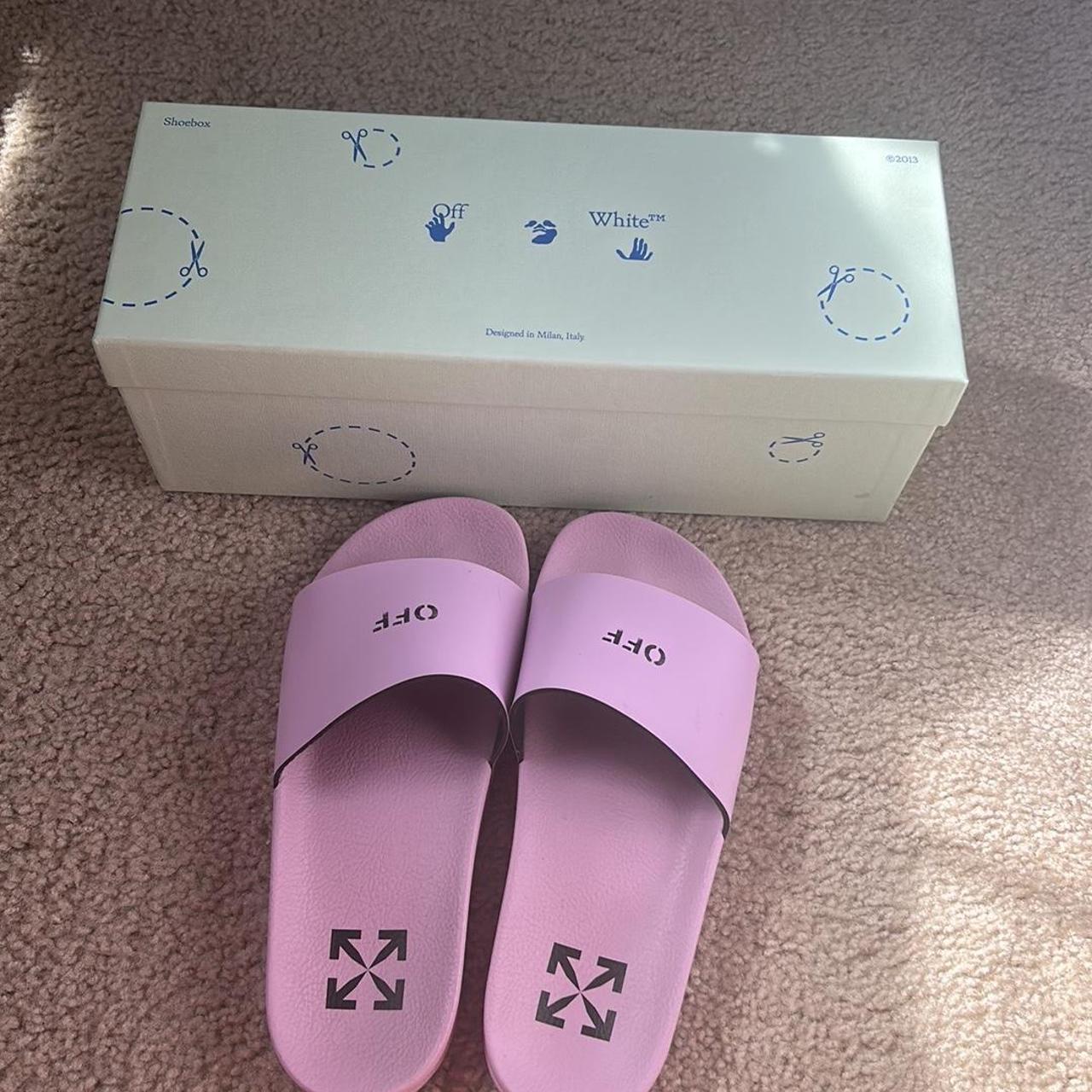 Off-White Women's Slides | Depop