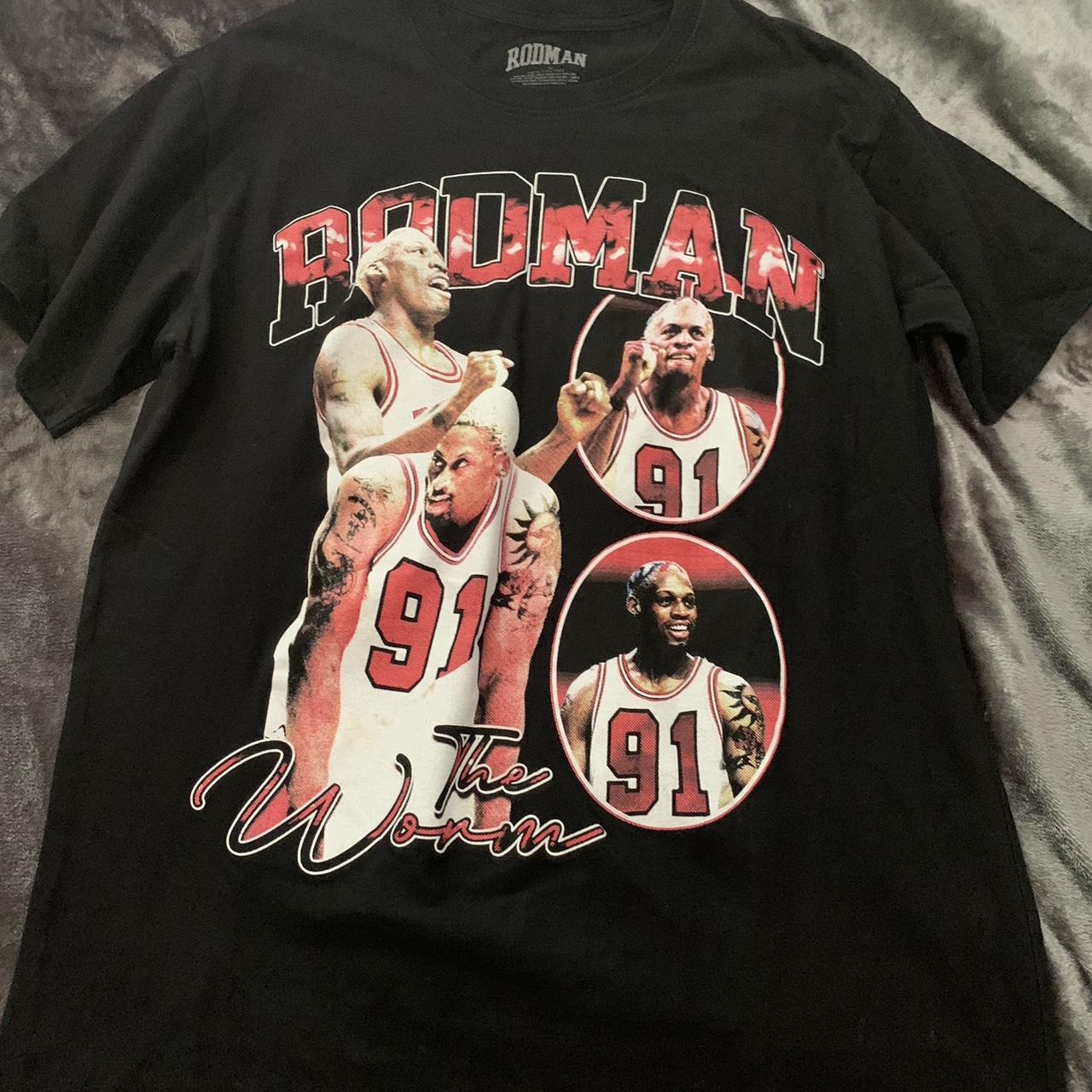 Dennis Rodman Basketball T Shirt - Depop