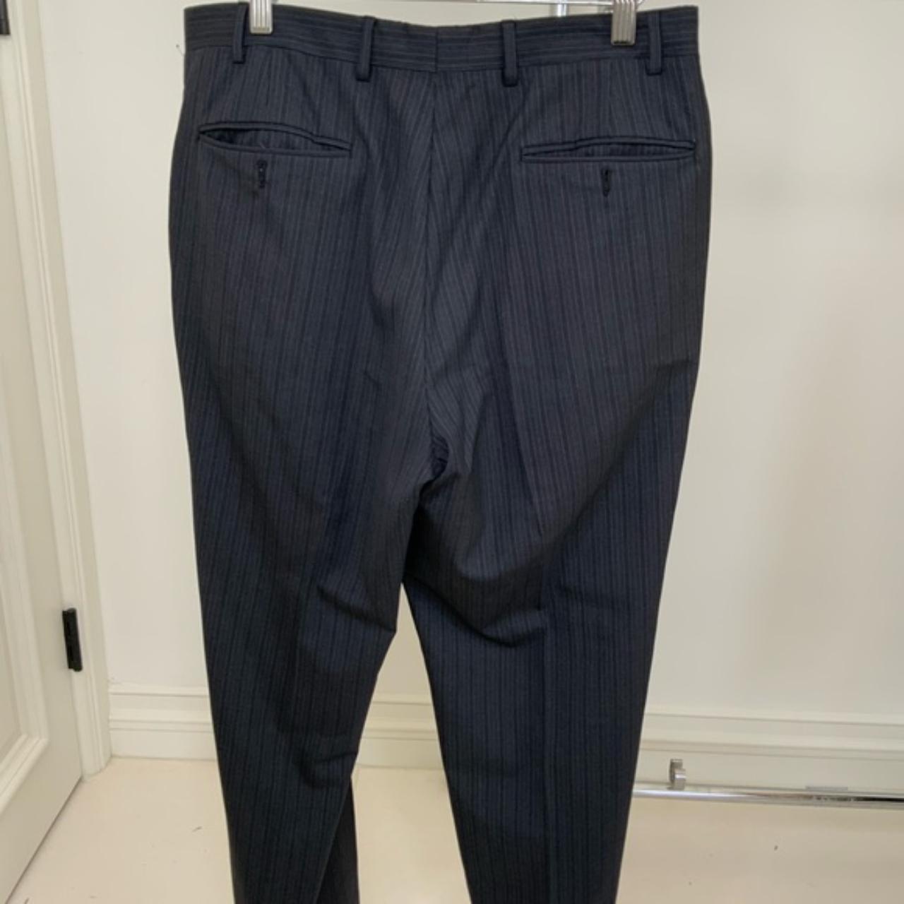 Canali Mens Dress Pants Size 38R Gray suit pants... - Depop