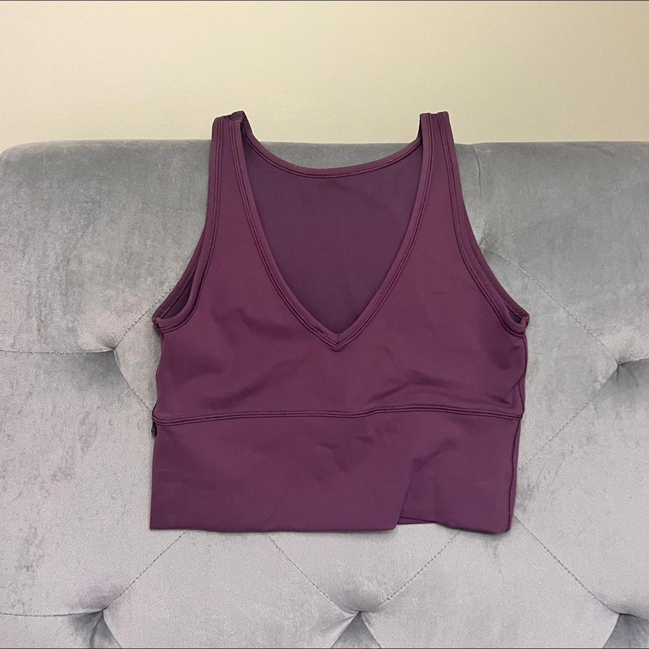 Lululemon Women's Purple Vest | Depop