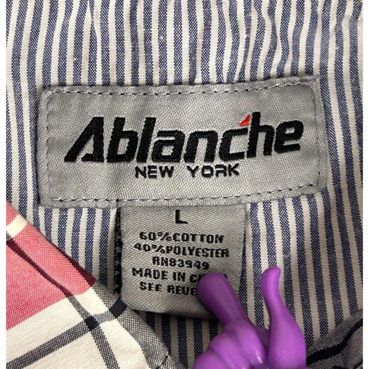 Ablanche New York Plaid Check Shirt Features a... - Depop