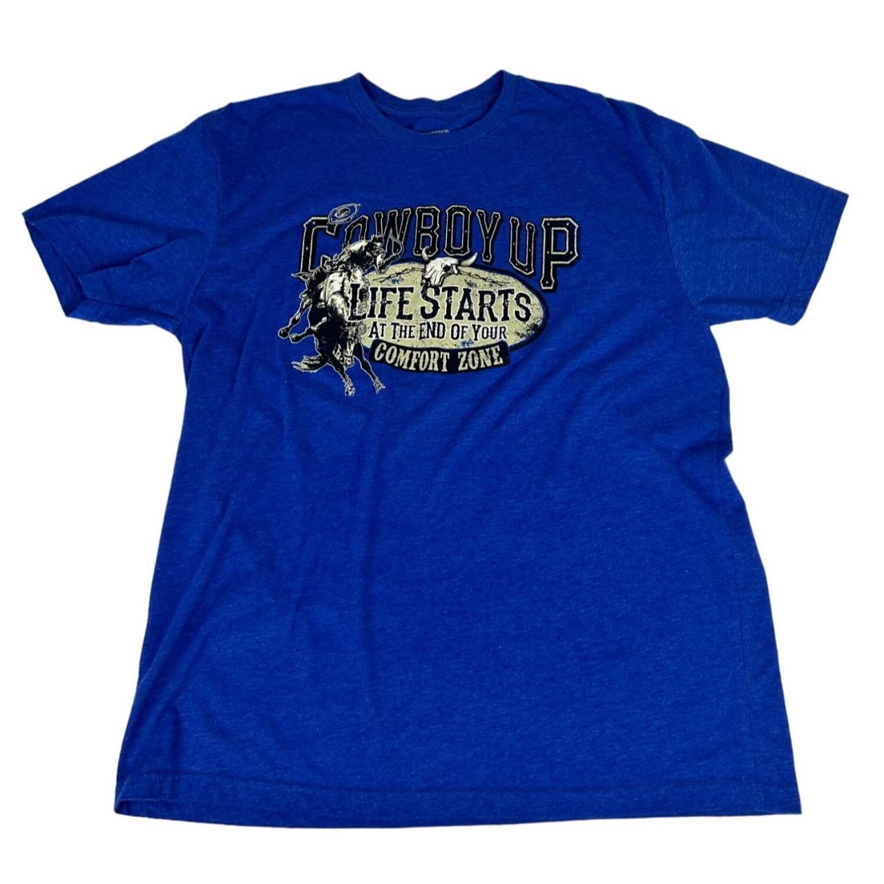 Cowboy Up Boot Barn Rodeo Graphic T-Shirt This... - Depop