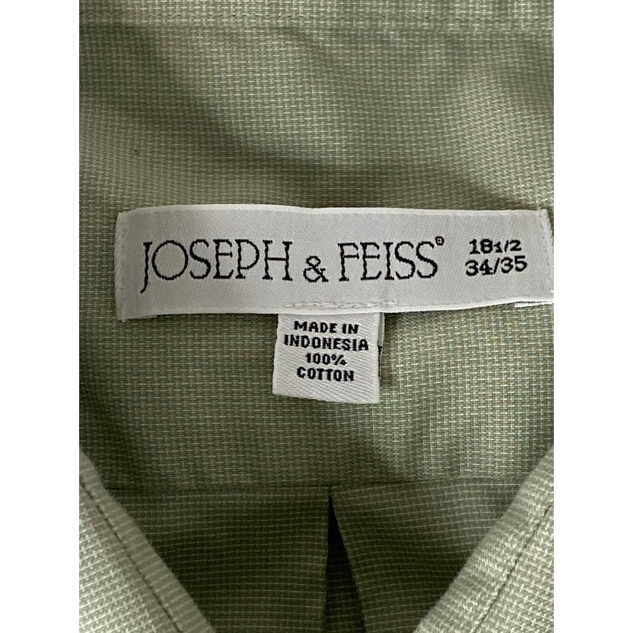 Joseph & Feiss Men's Dress Shirt Non-Iron Fitted... - Depop