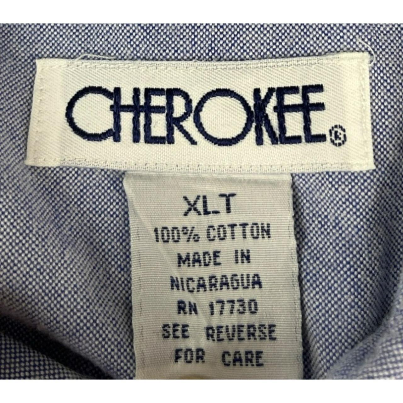 Cherokee Button-Down Short Sleeve Shirt Men's XLT... - Depop