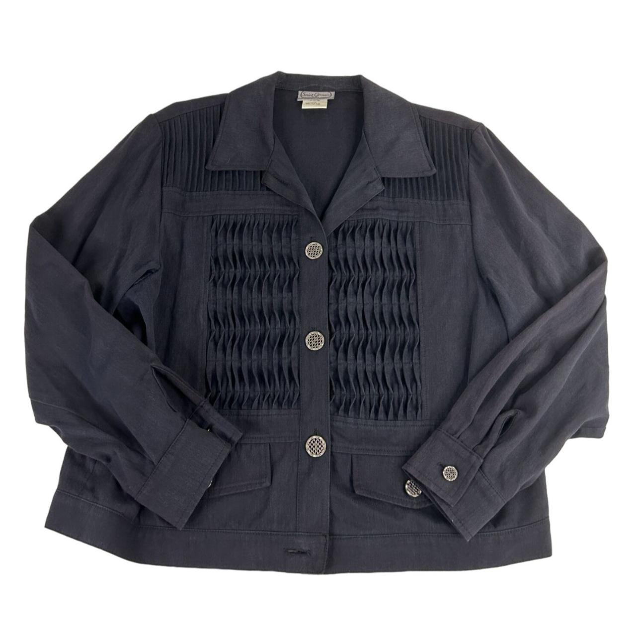 Vintage Saint Germain Paris Denim Jacket Women's... - Depop