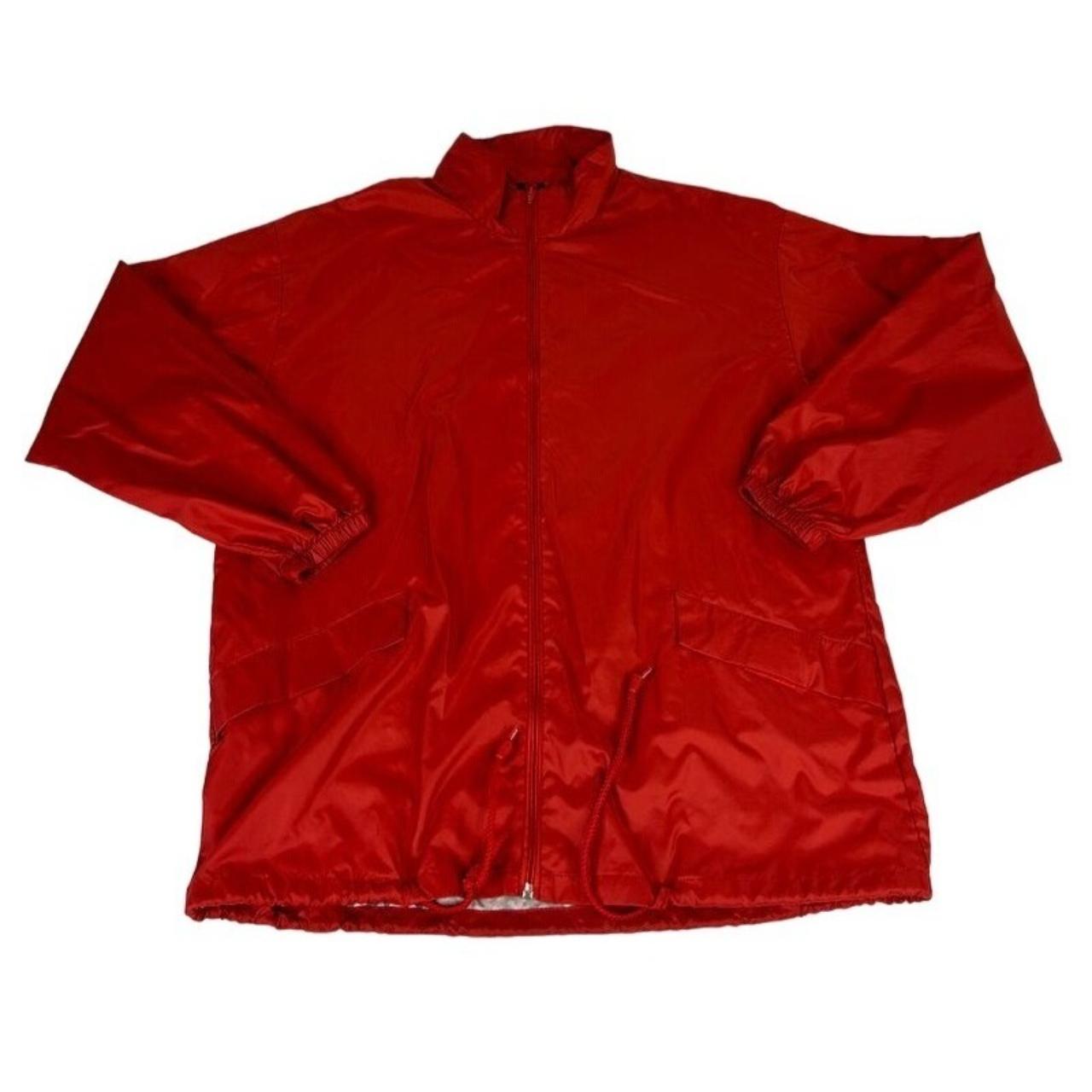 Vintage Jacket Robert Allak Red Long Sleeve Full Zip... - Depop