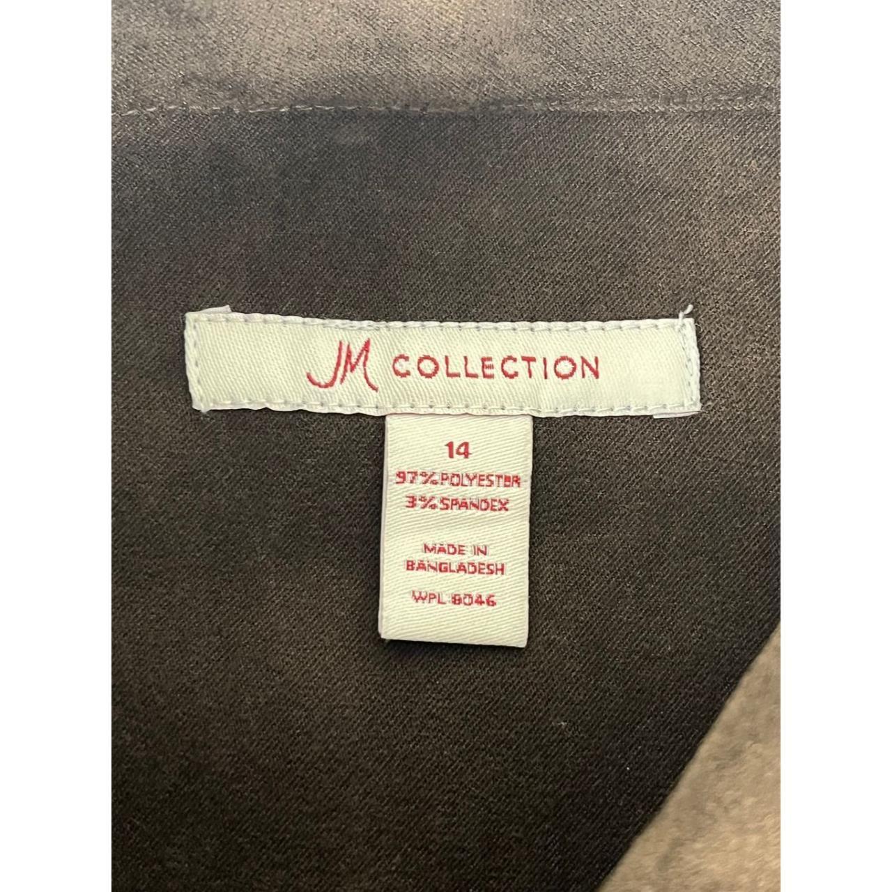 JM Collection Women's Jacket Top Brown Long Sleeve... - Depop