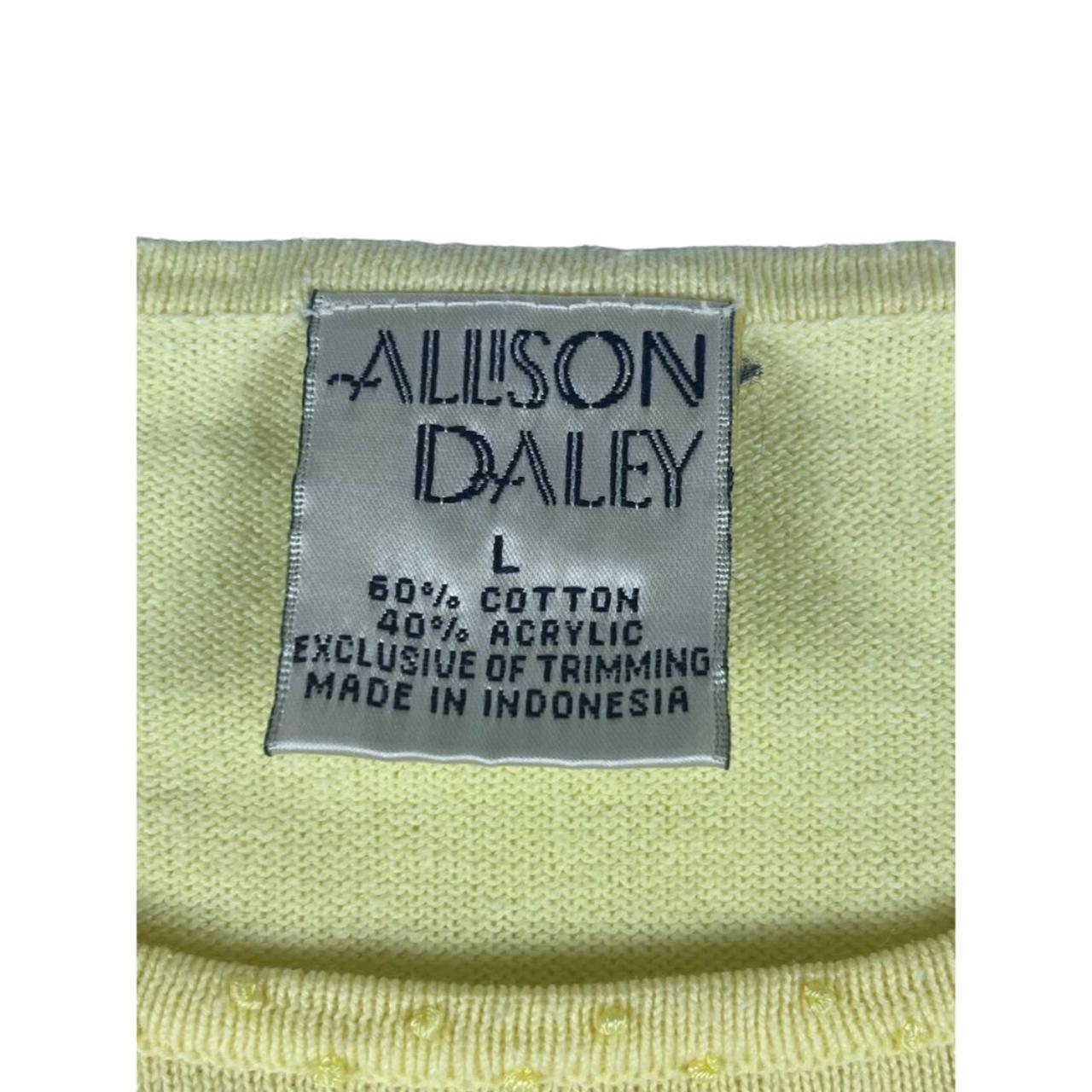 Allison Daley Women's Top Yellow Short Sleeve Cotton... - Depop