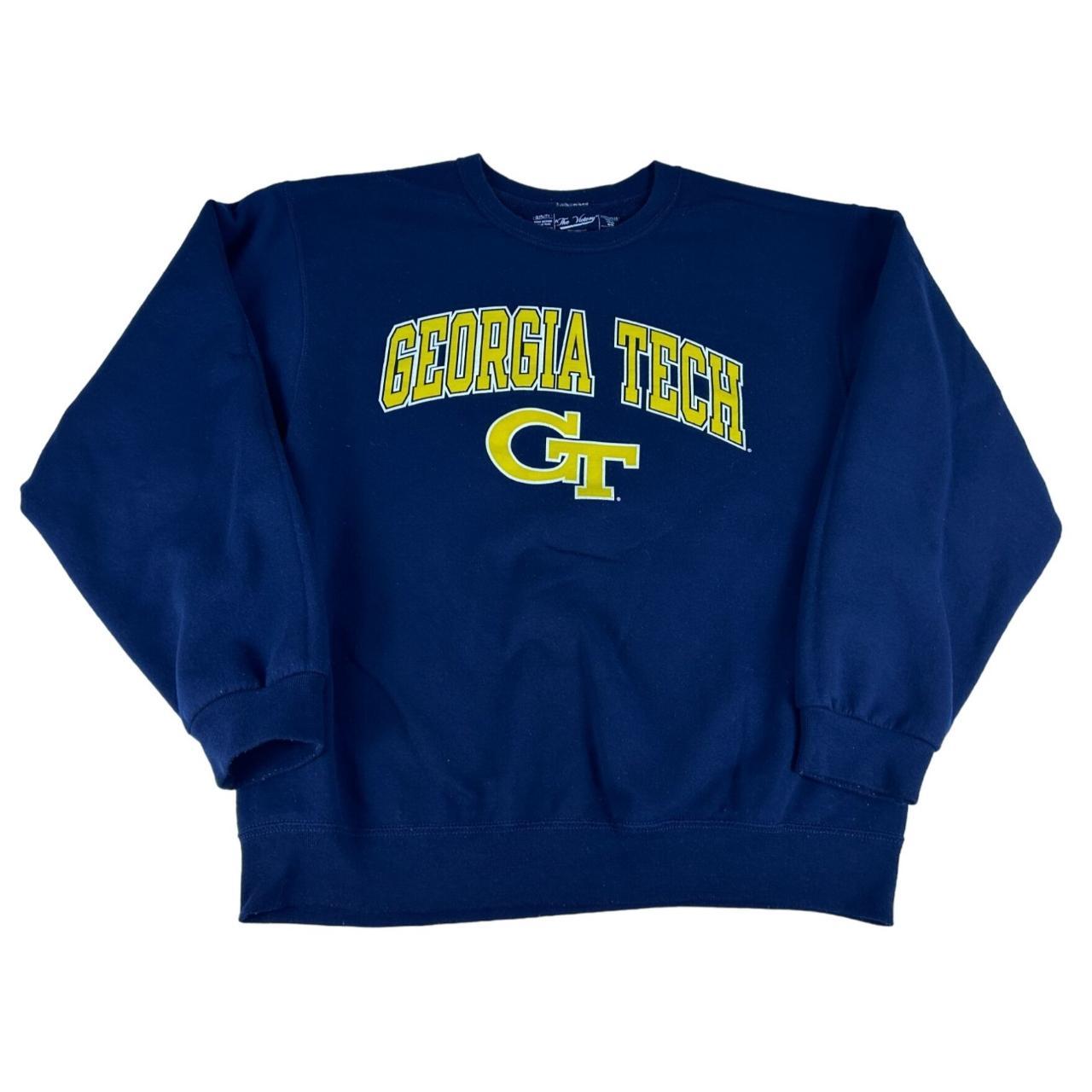 Victory Georgia Tech GT Fleece Sweatshirt Men's L... - Depop