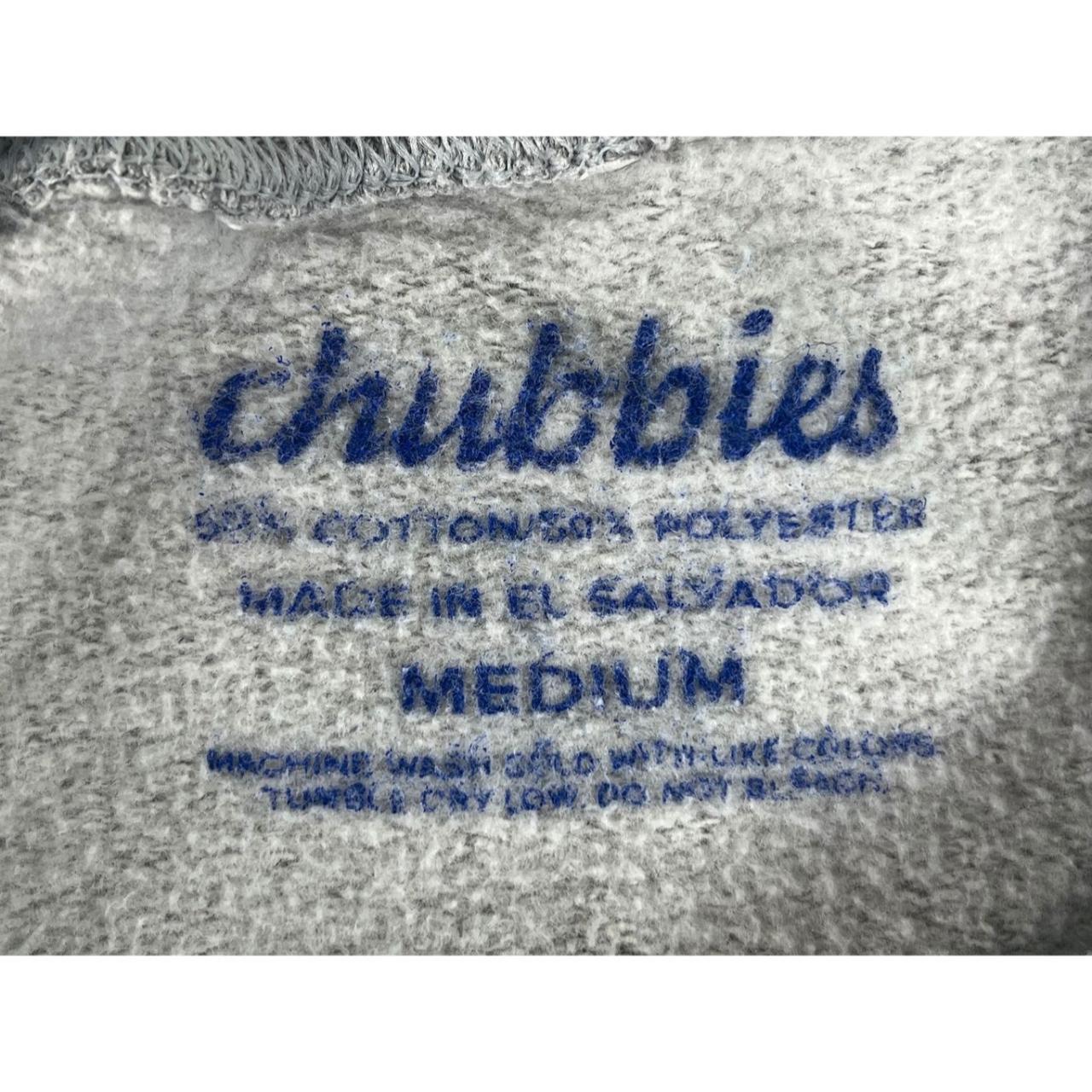 Chubbies Men's Sweater Top Gray Long Sleeve Fleece... - Depop